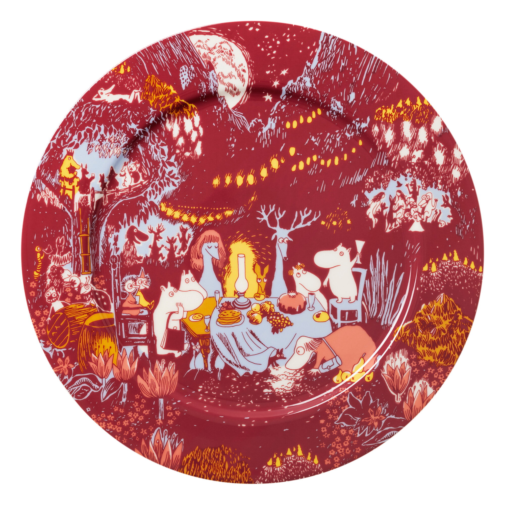 Moomin Arabia Moomin serving plate, 30 cm, Festive Moments | Finnish ...