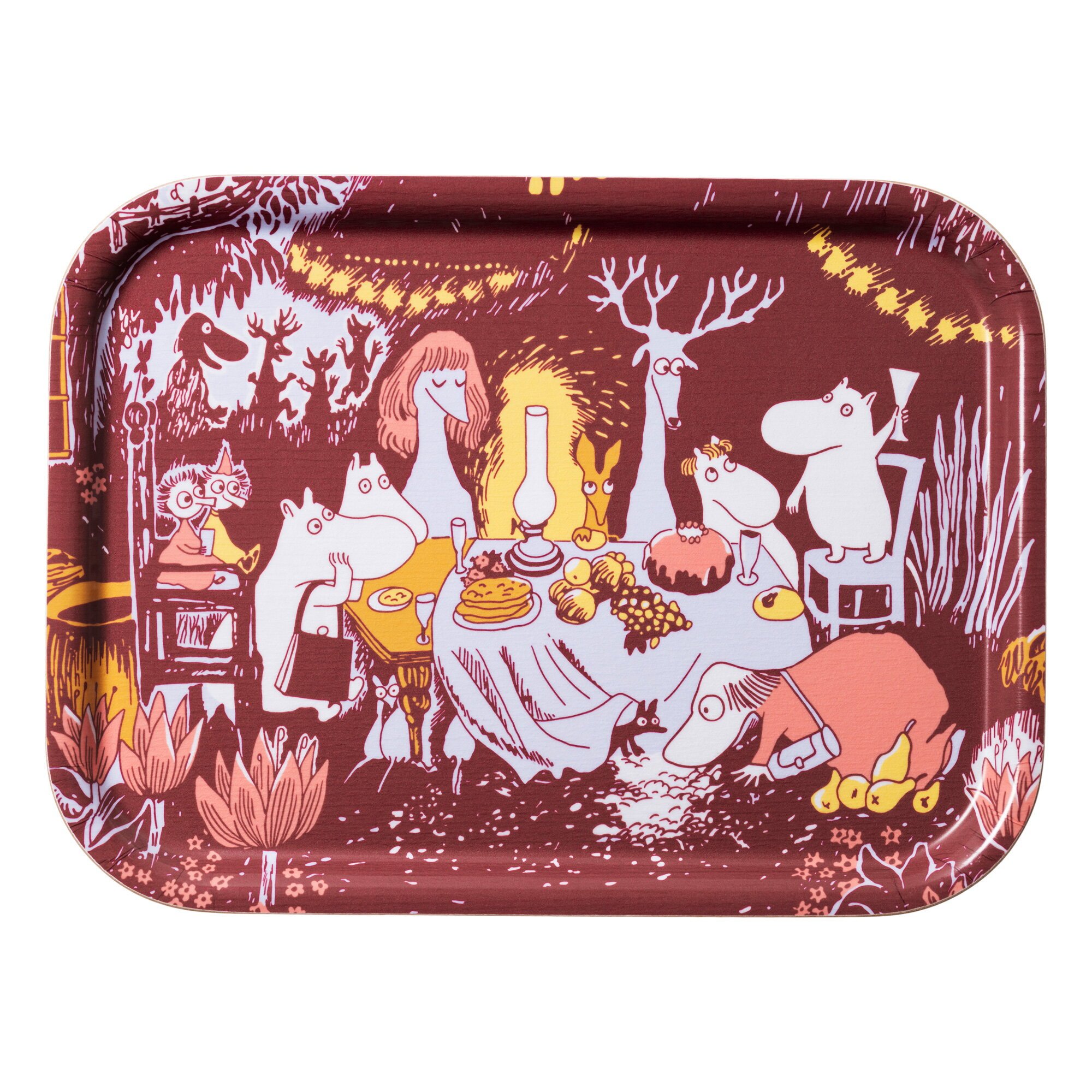 Moomin Arabia Moomin tray, 27 x 20 cm, Festive Moments | Finnish Design ...
