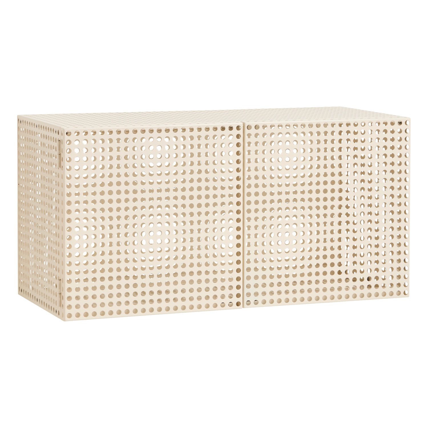 HAY Perforated wall cabinet, small, eggshell | Finnish Design Shop
