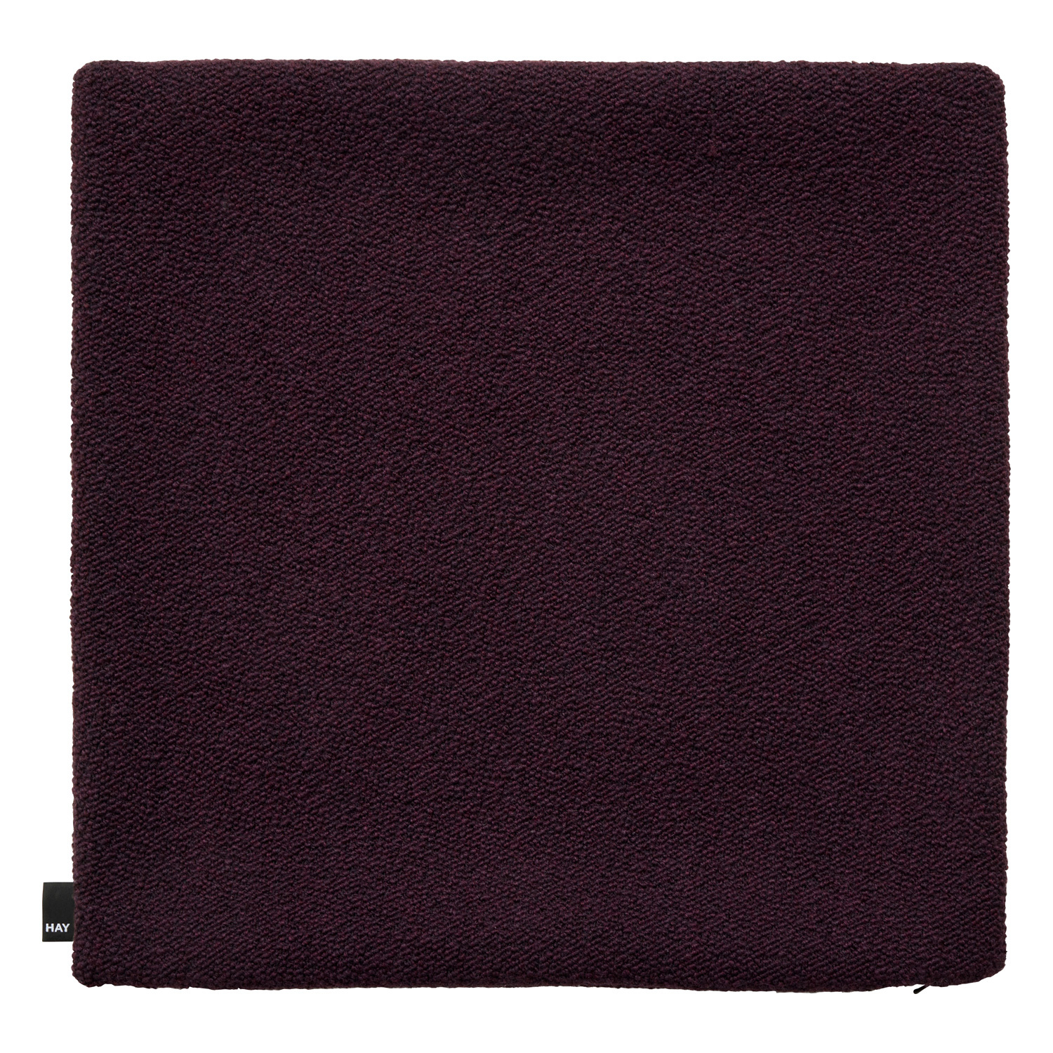 HAY Texture cushion cover, 50 x 50 cm, burgundy | Finnish Design Shop