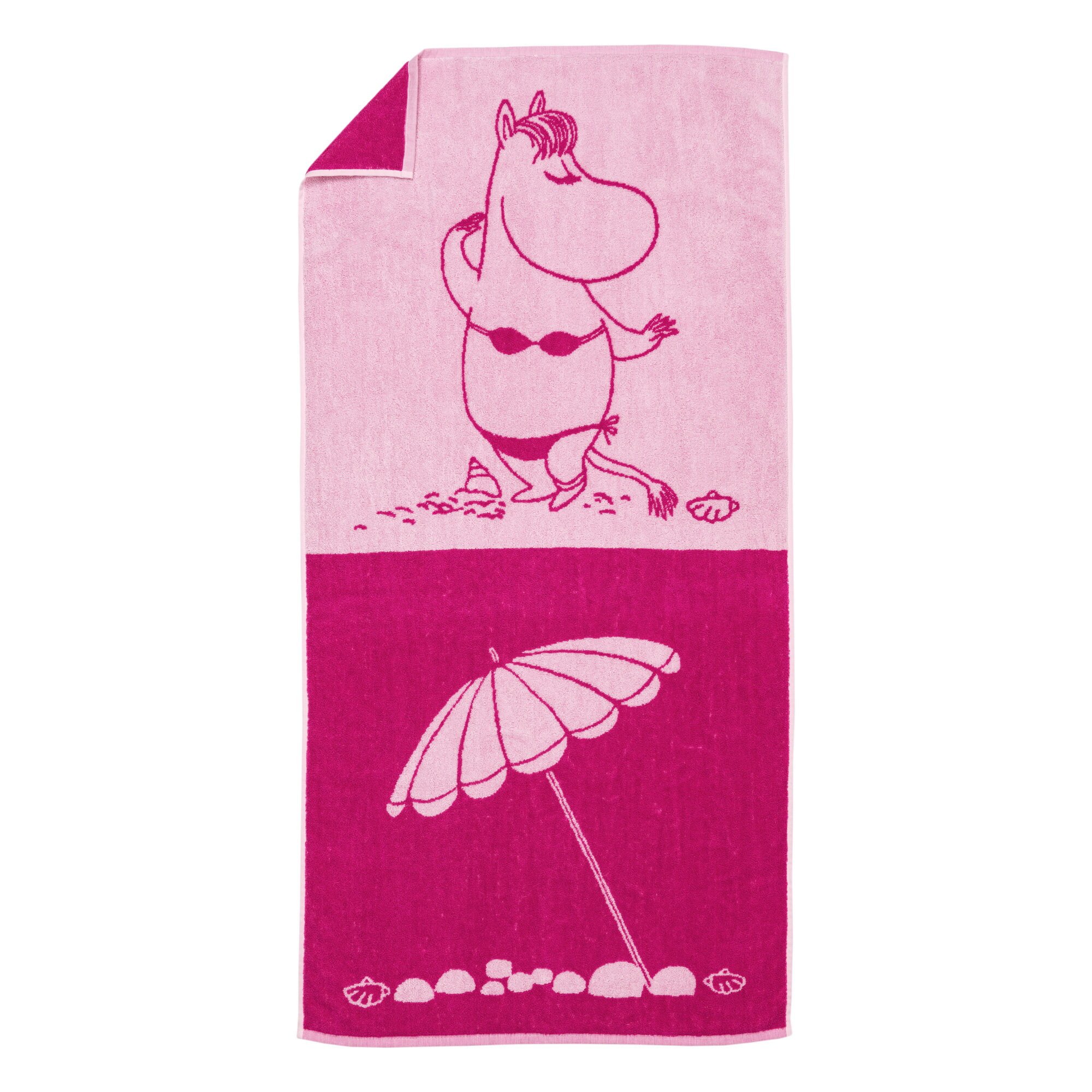 Moomin Arabia Moomin Badetuch, 70 x 140 cm, Snorkfräulein Rosa ...