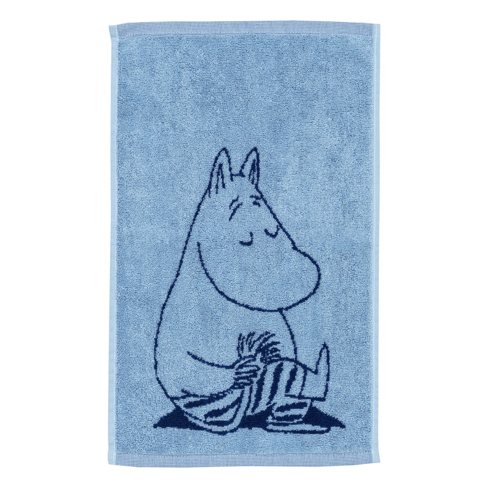 Moomin Arabia Moomin hand towel, 30 x 50 cm, Moomintroll navy | Finnish ...