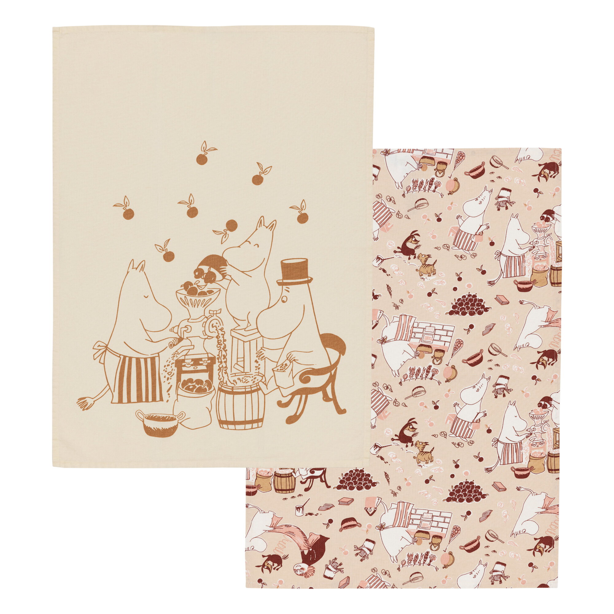 Moomin Arabia Moomin kitchen towel set, 50 x 70 cm, Housekeeping ...
