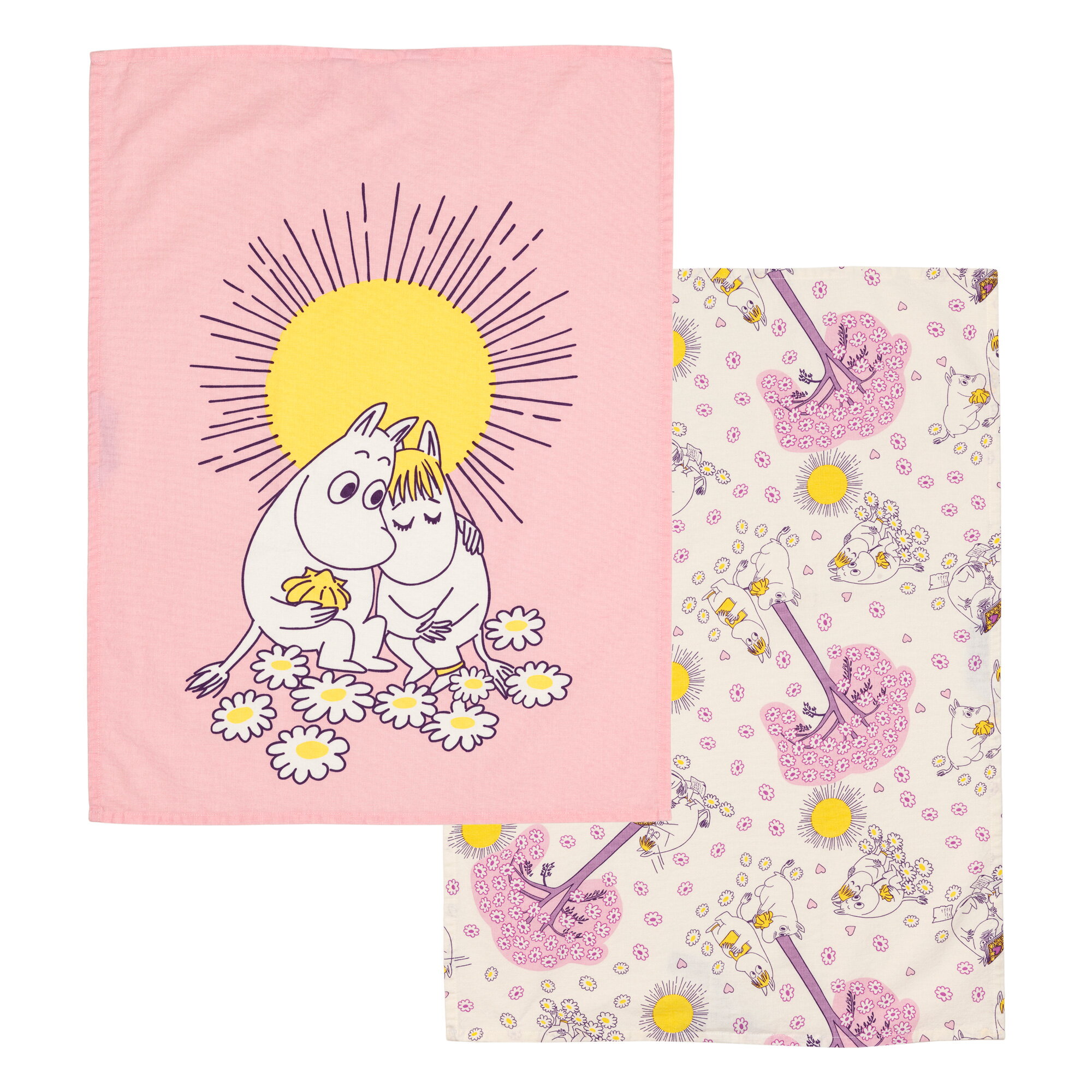 Moomin Arabia Moomin kitchen towel set, 50 x 70 cm, Sweethearts ...