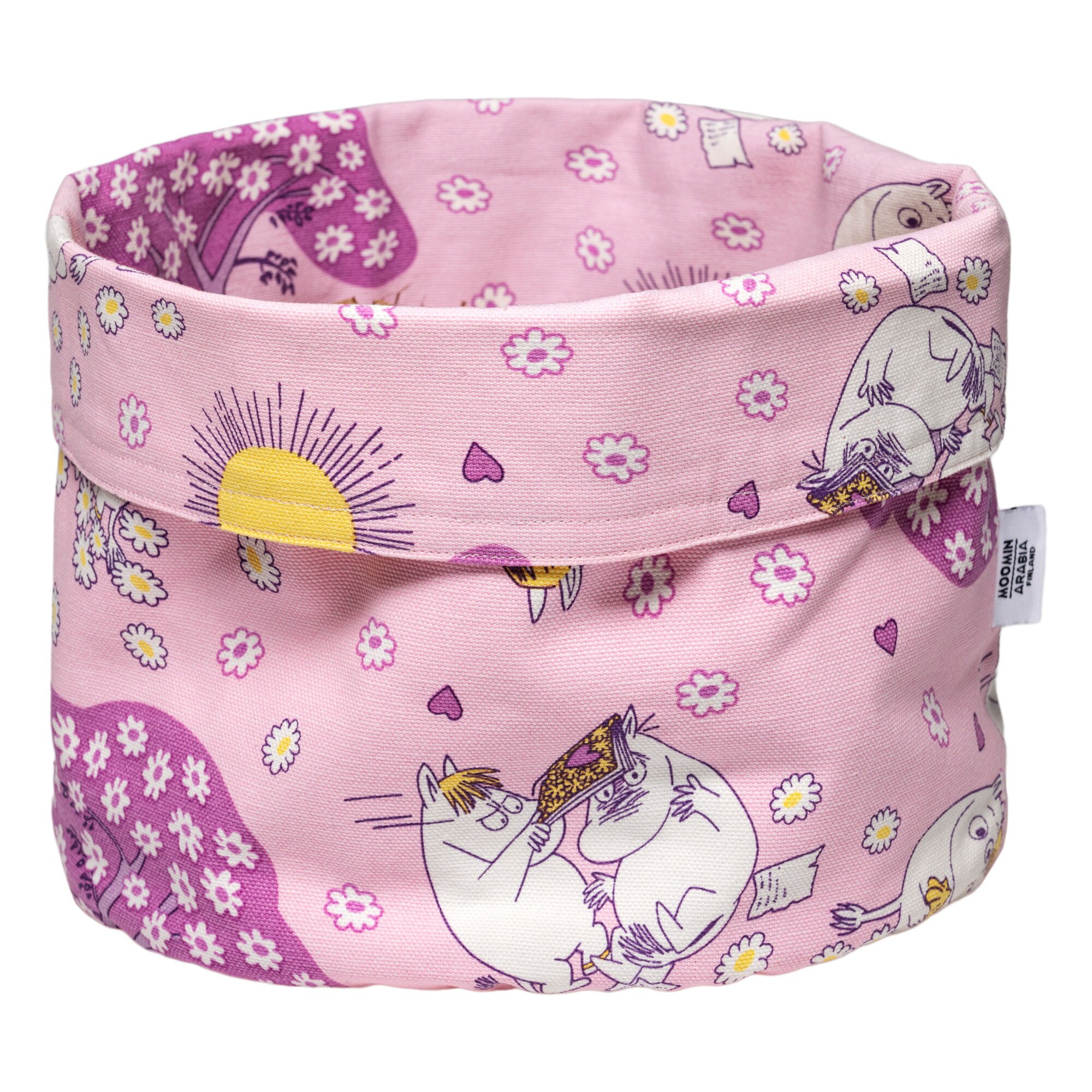 Moomin Arabia Moomin storage basket oval, 26 cm, Sweethearts | Finnish ...