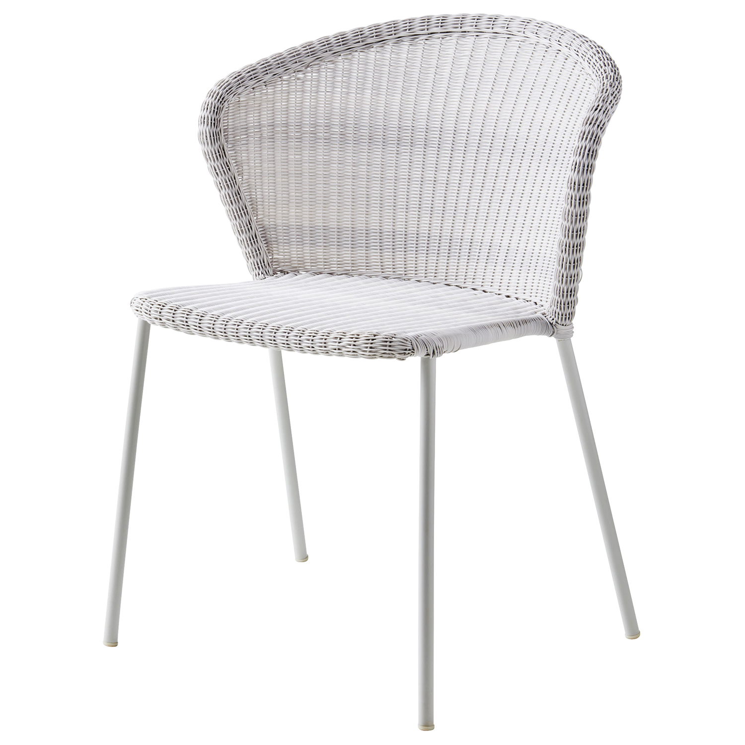 Cane-line Lean chair, white-grey | Finnish Design Shop