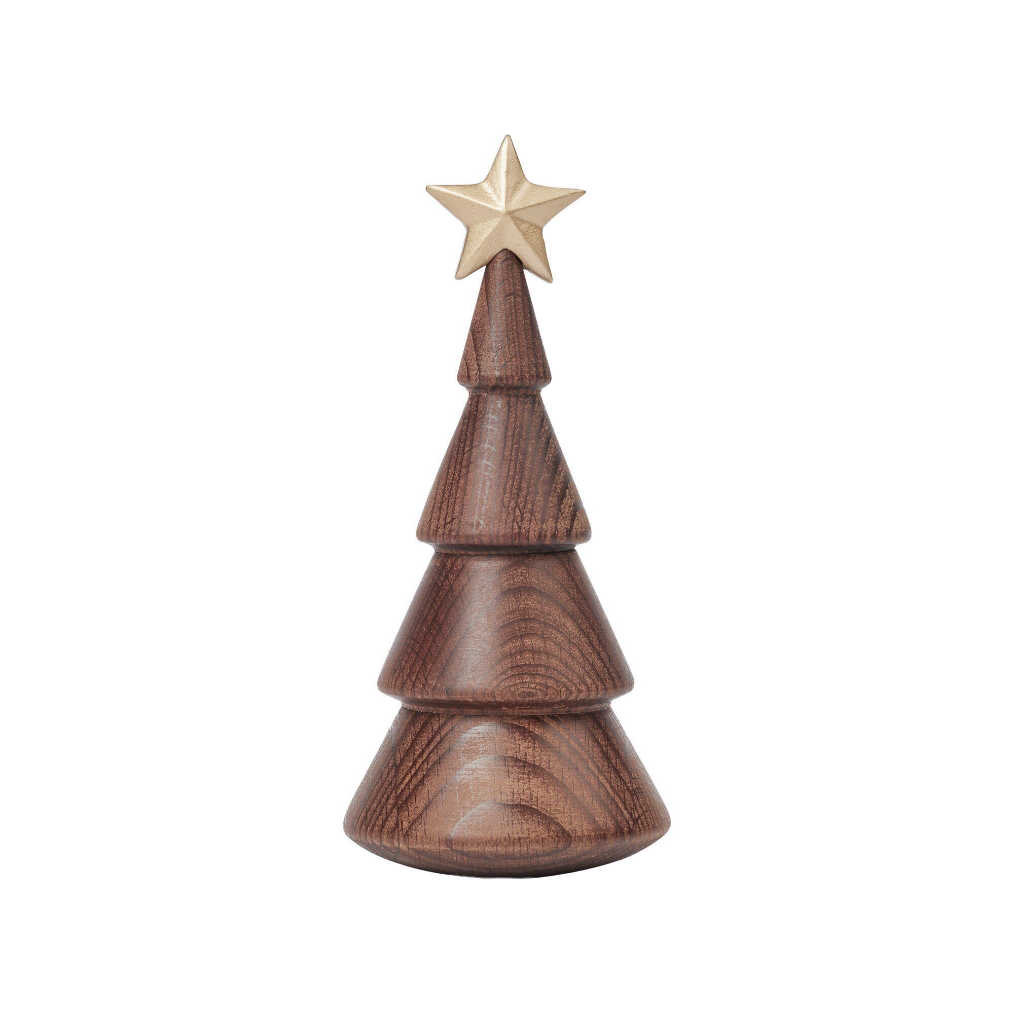 Spring Copenhagen The Christmas Tree figurine, thermo beech - gold star ...
