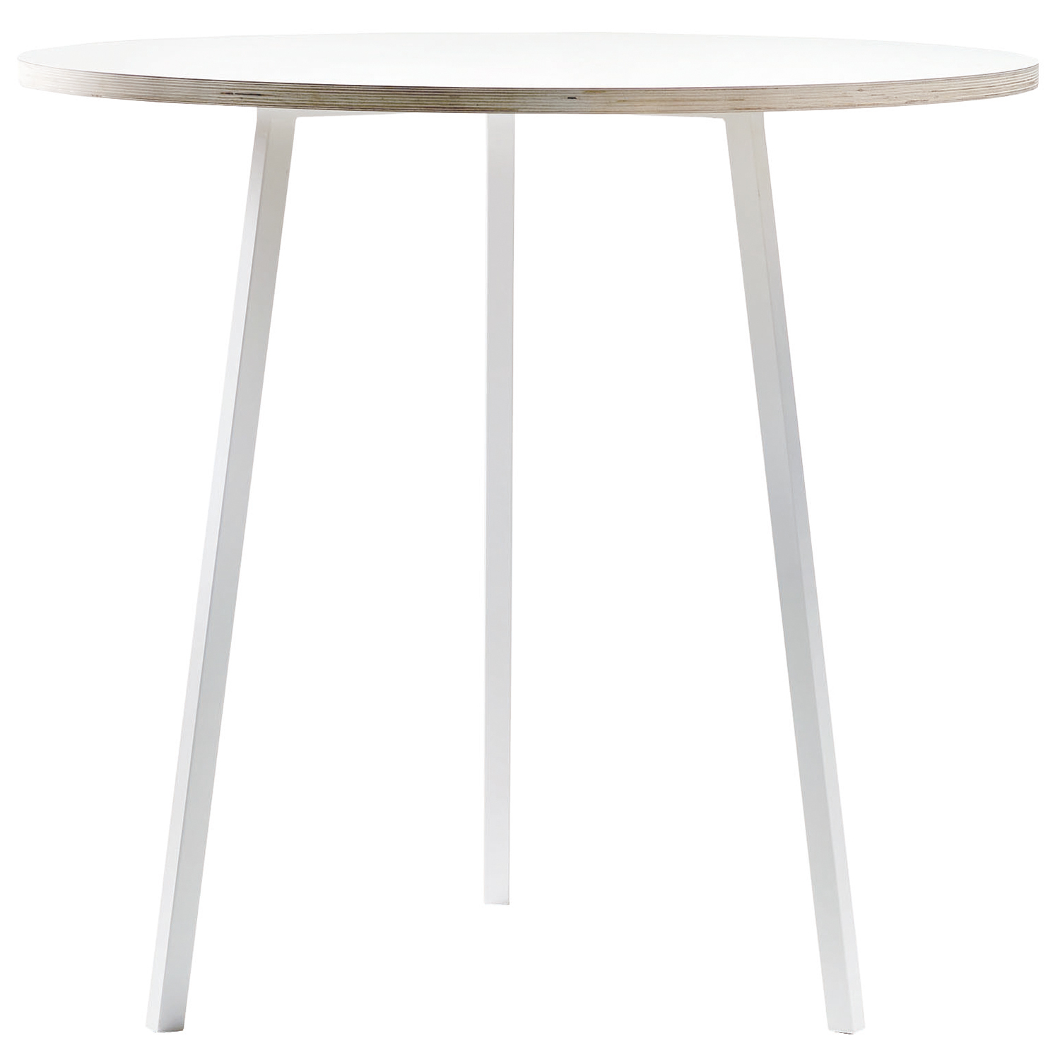 HAY Loop Stand round table 90 cm, high, white | Finnish Design Shop