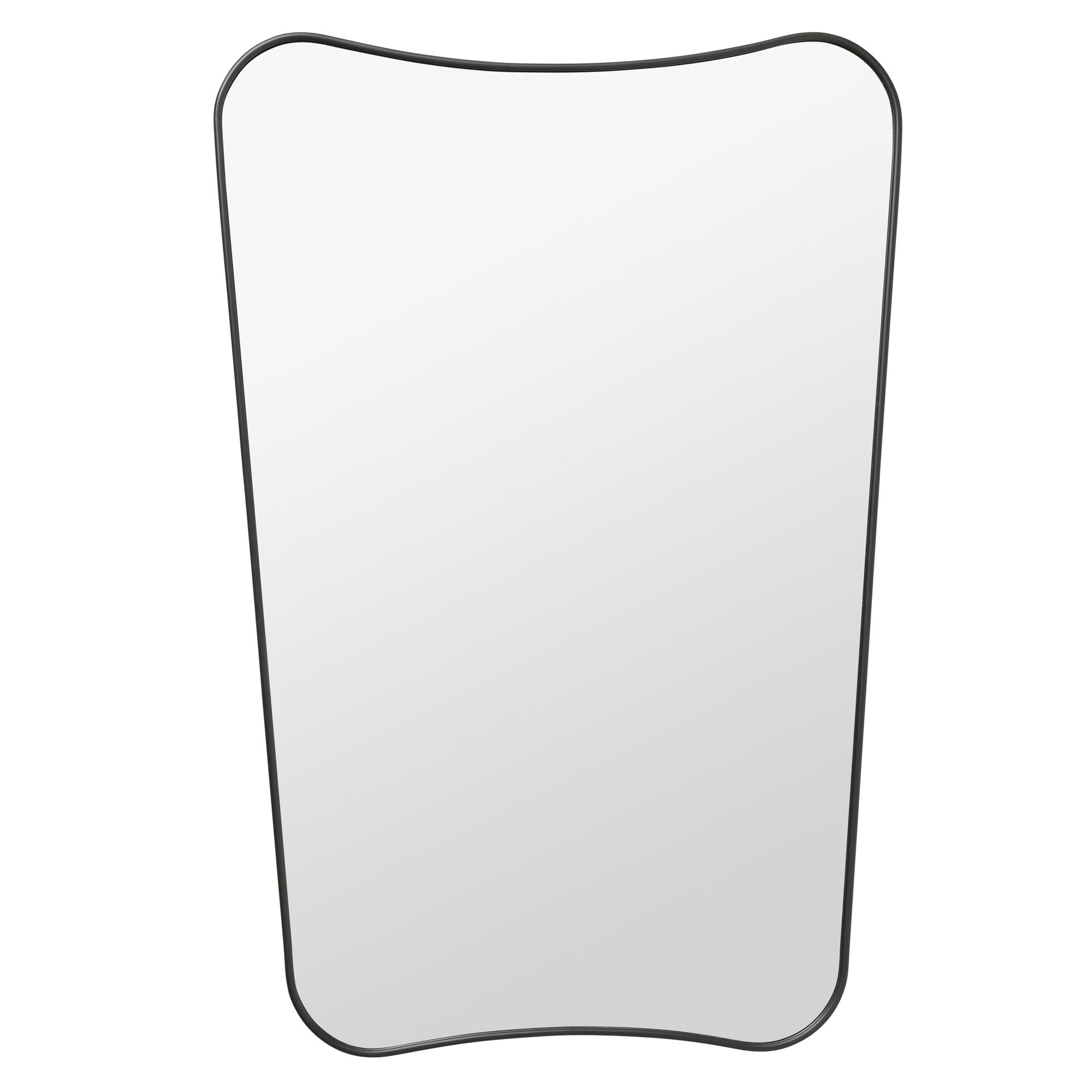 GUBI F.A. 33 mirror, 54 x 80 cm, black brass | Finnish Design Shop