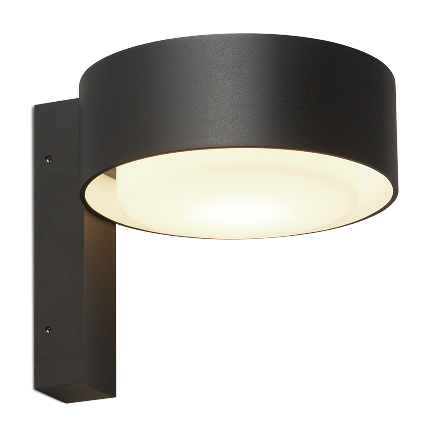 Marset Plaff-On A IP65 wall lamp, black | Finnish Design Shop UK