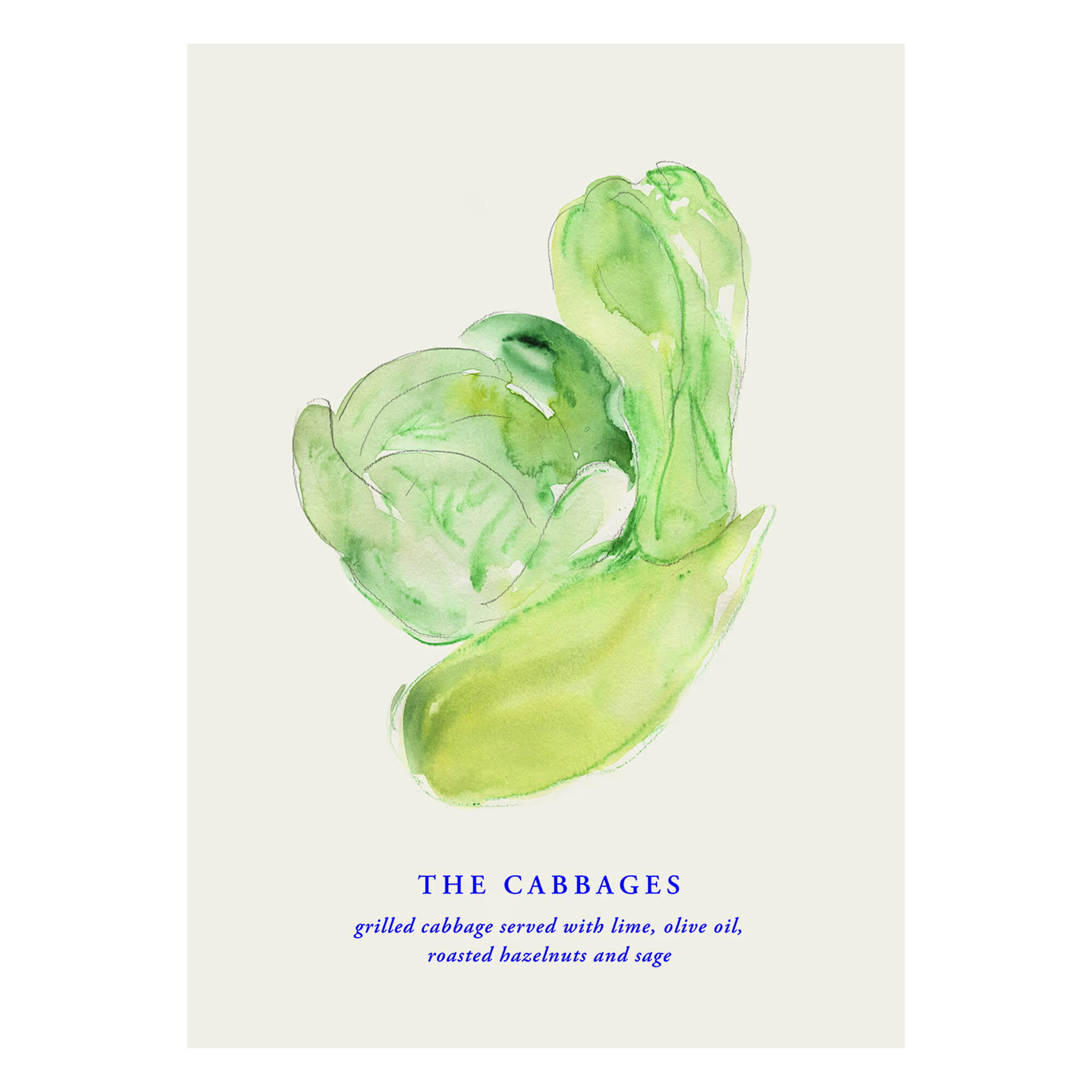 Paper Collective The Cabbages poster | Finnish Design Shop