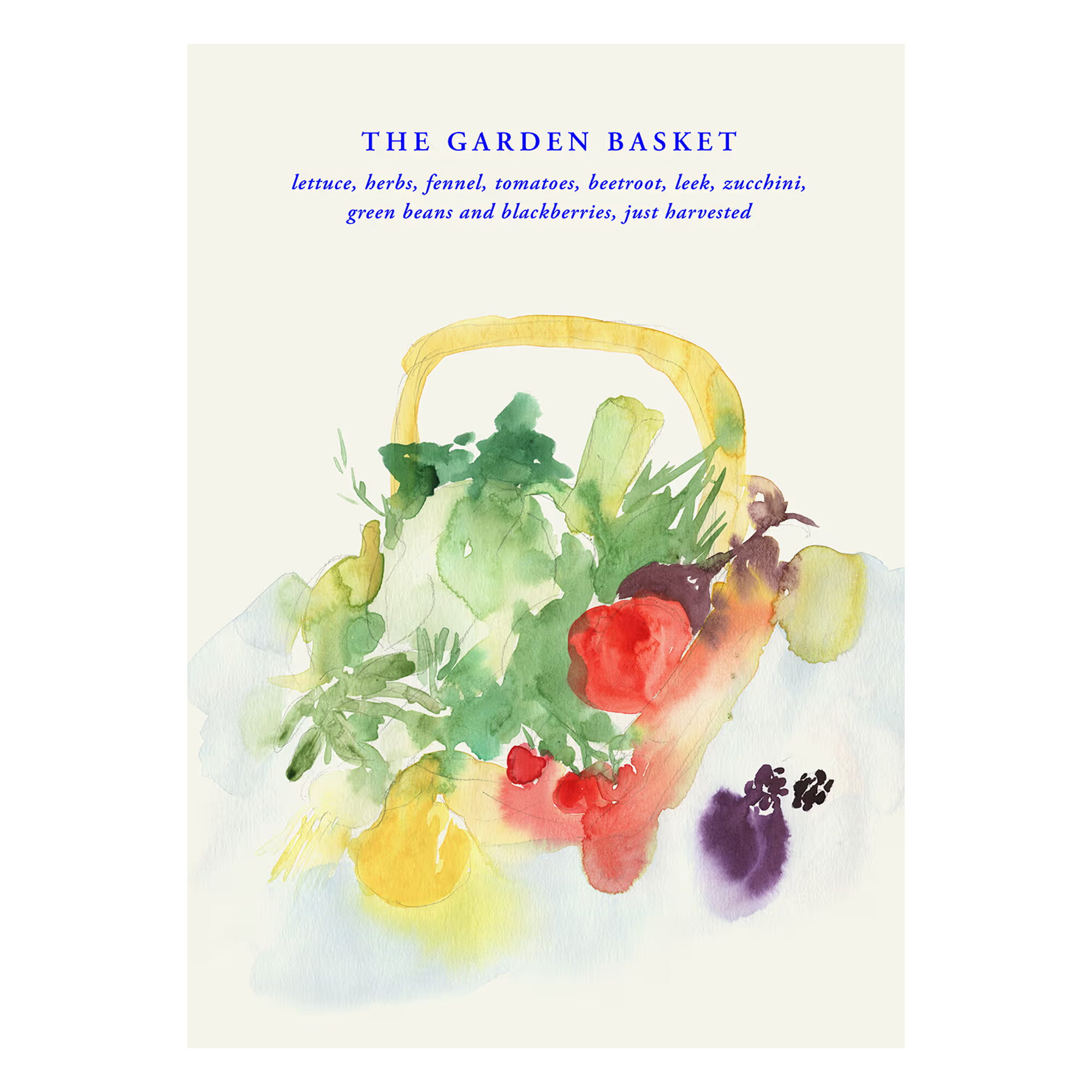 Paper Collective The Garden Basket poster | Finnish Design Shop