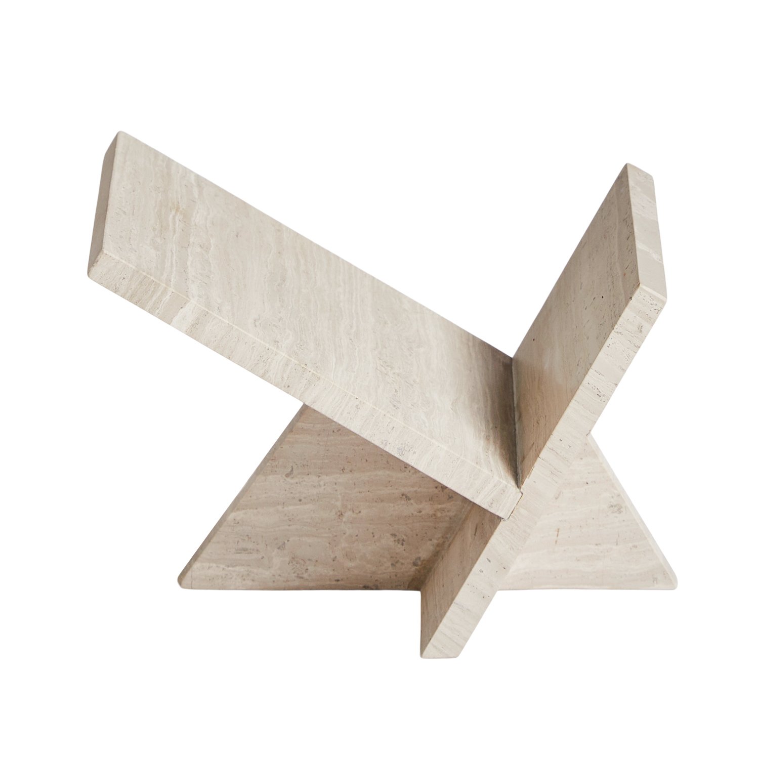 Woud Mountain paperipaino, harmaa travertiini | Finnish Design Shop