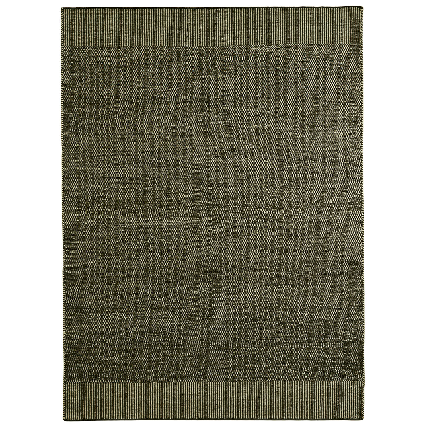 Woud Rombo rug, 170 x 240 cm, moss green | Finnish Design Shop