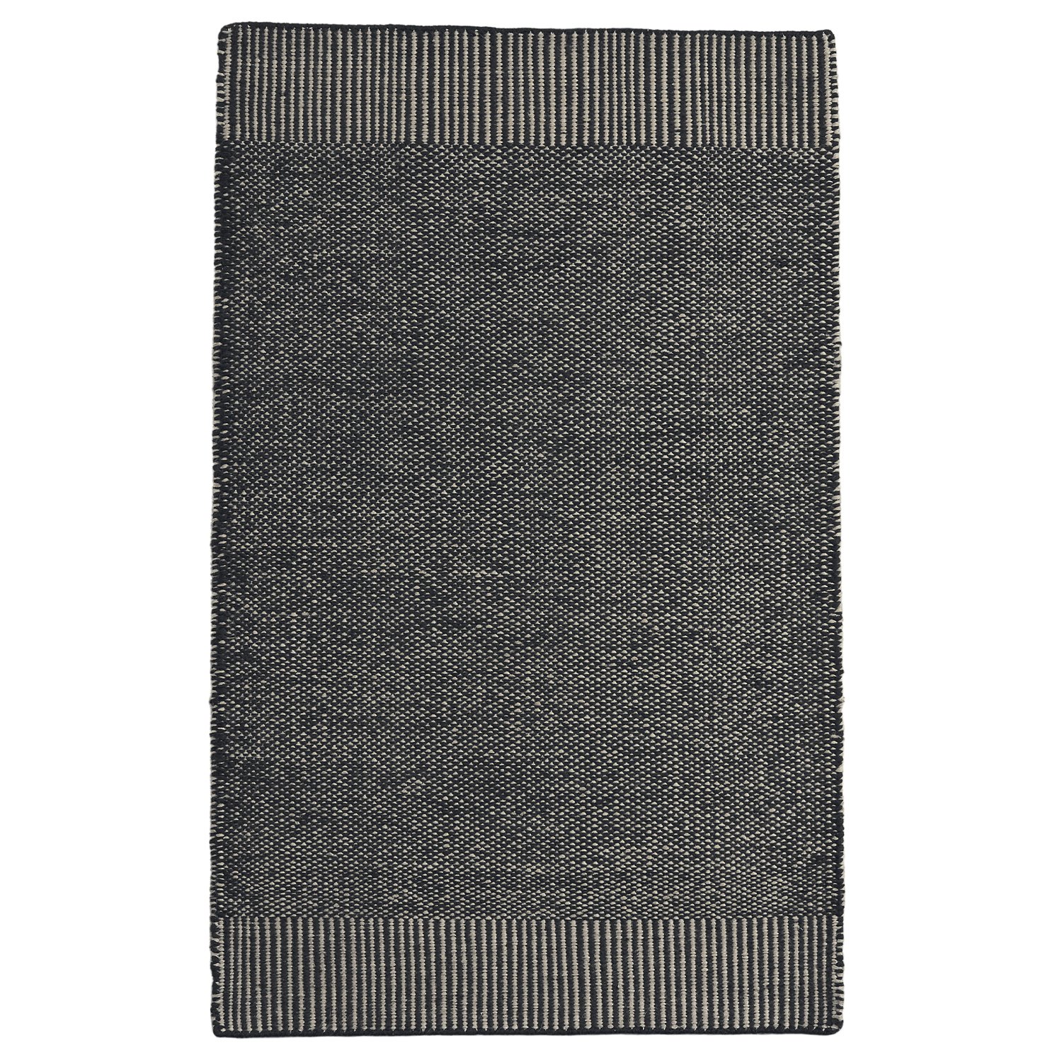 Woud Rombo rug, 90 x 140 cm, grey | Finnish Design Shop