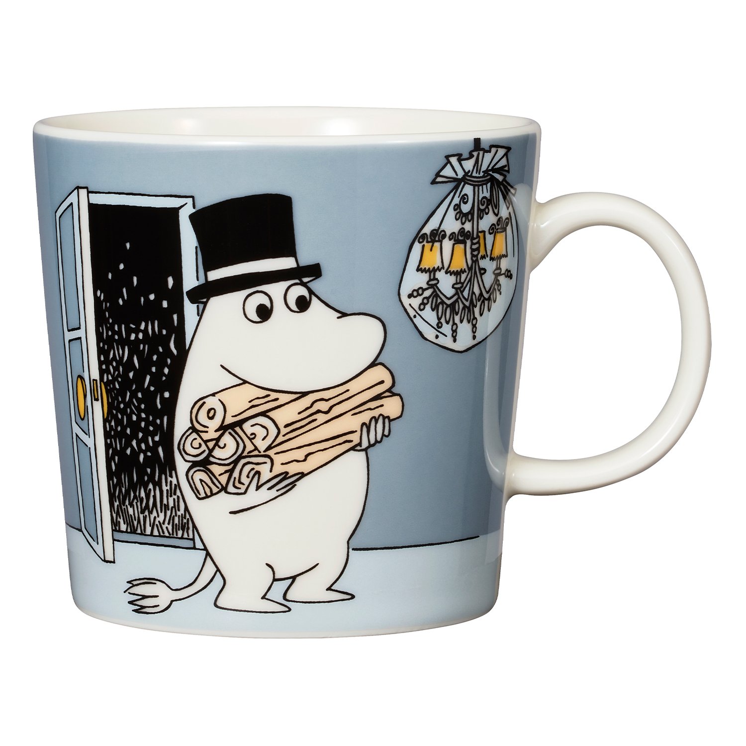Moomin Arabia Muumi muki, Muumipappa, harmaa | Finnish Design Shop