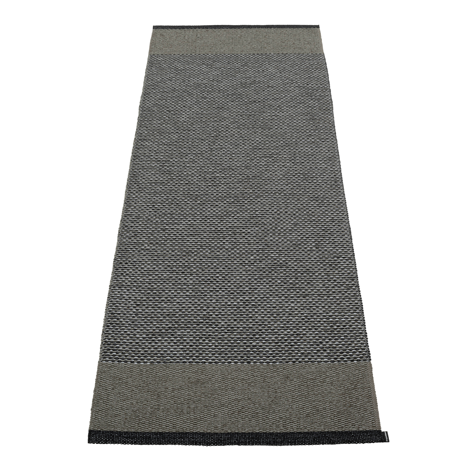 Pappelina Edit rug, 70 x 200 cm, black | Finnish Design Shop