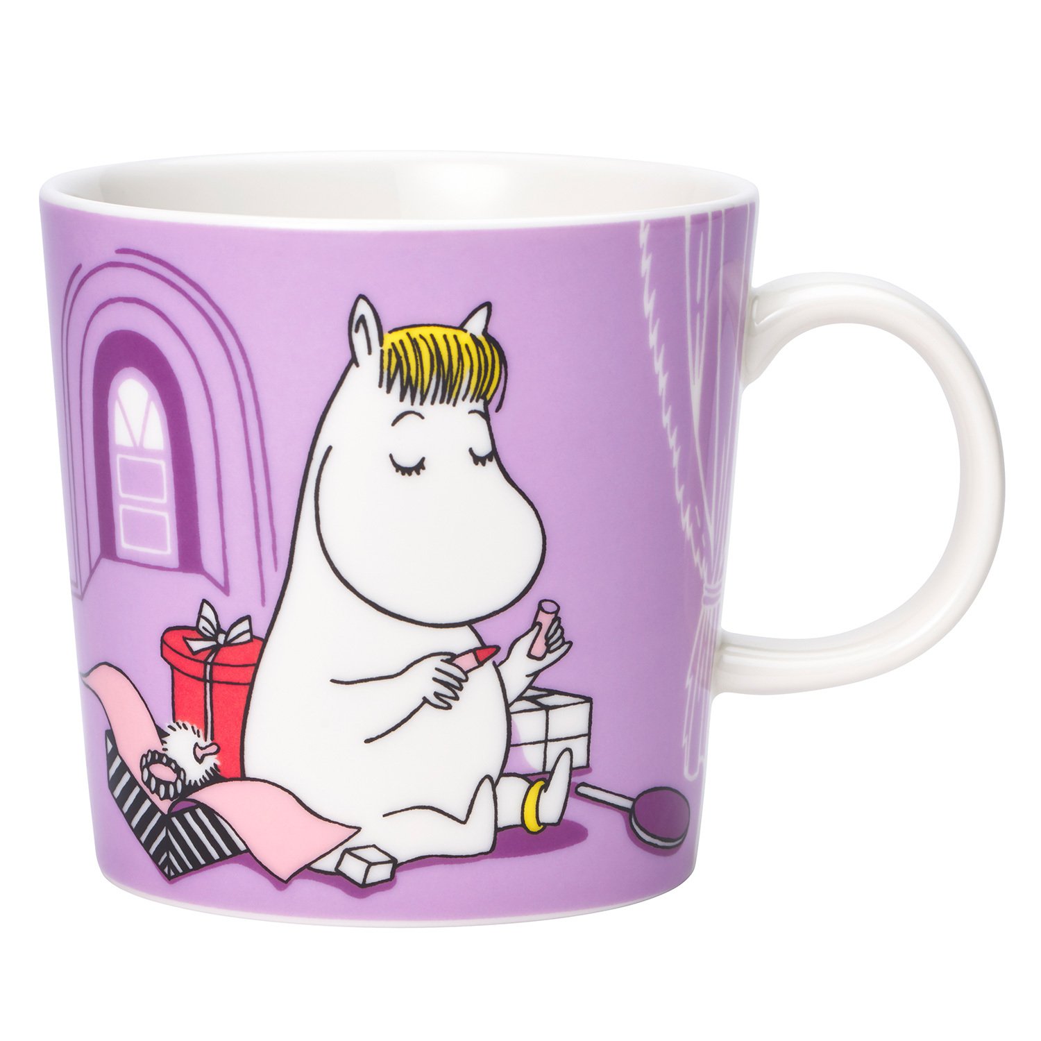Moomin Arabia Muumi muki, Niiskuneiti, liila | Finnish Design Shop