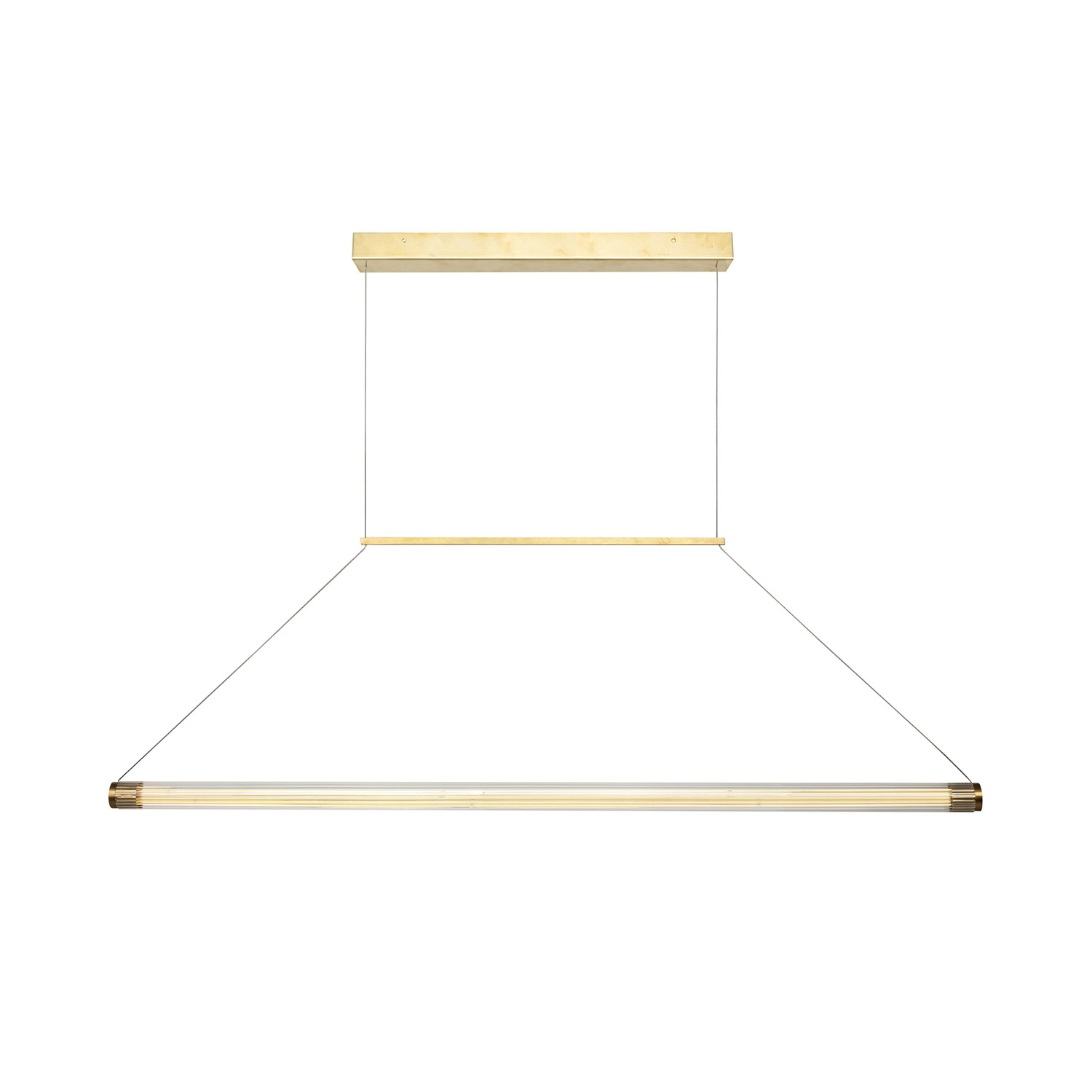 Örsjö Ray ceiling lamp, medium, brass | Finnish Design Shop