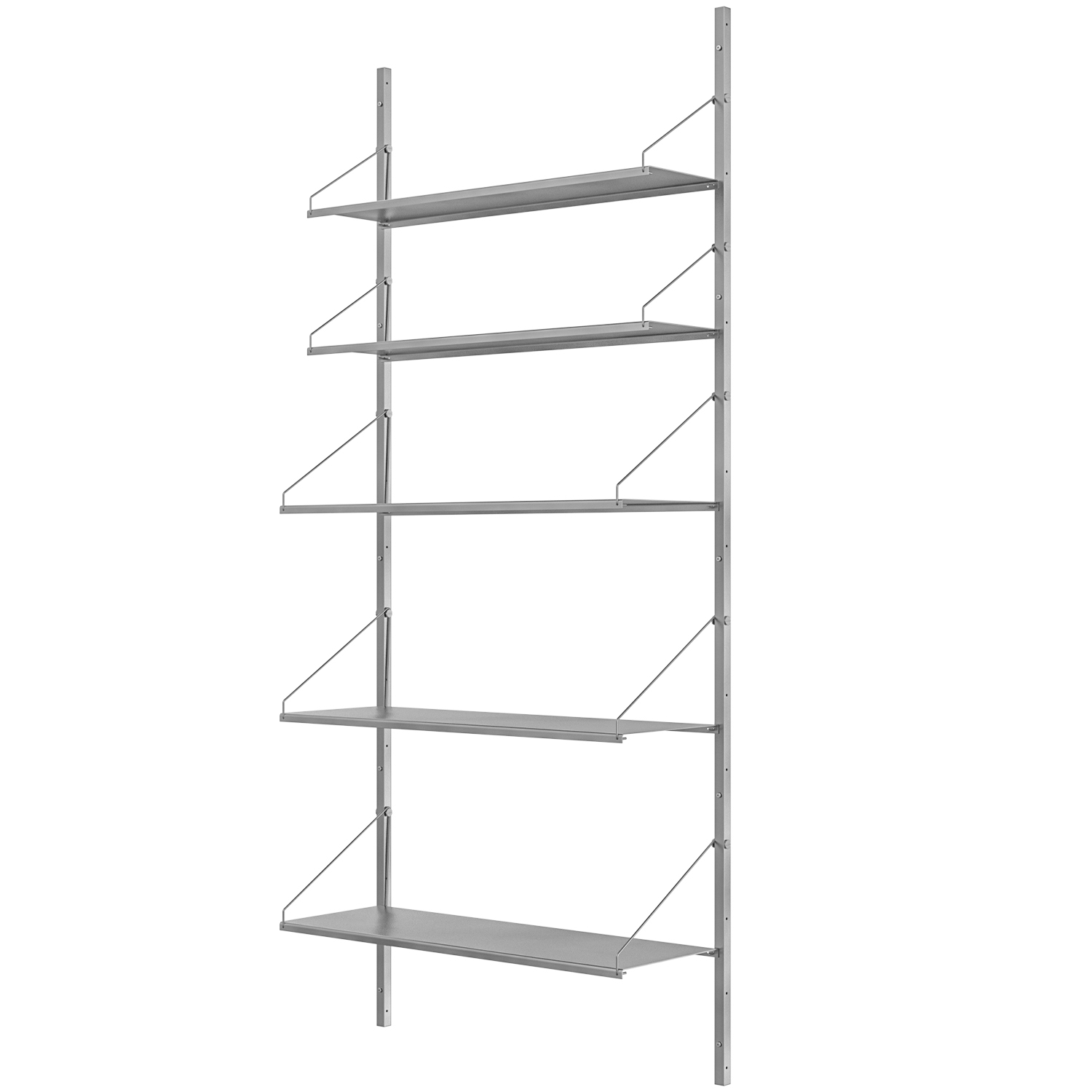 Frama Shelf Library H1852 wall shelf, stainless steel | Finnish Design Shop