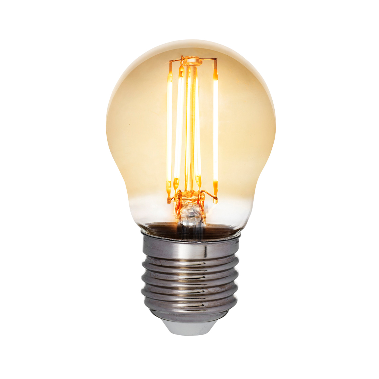 Airam LED Decor Amber deco bulb 5W E27 380lm, dimmable | Finnish Design ...