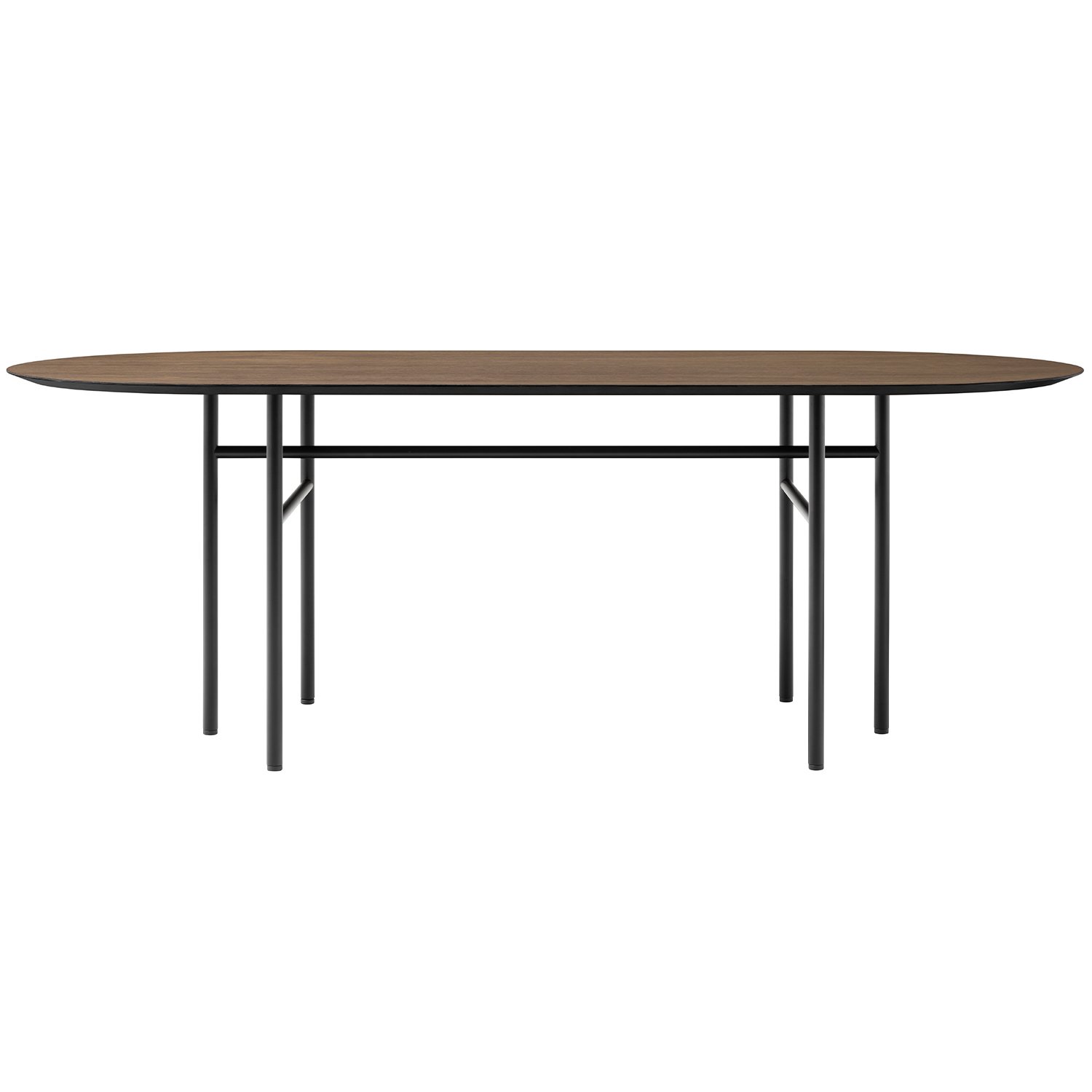 Audo Copenhagen Snaregade table, oval, 210 x 95 cm, dark stained oak ...