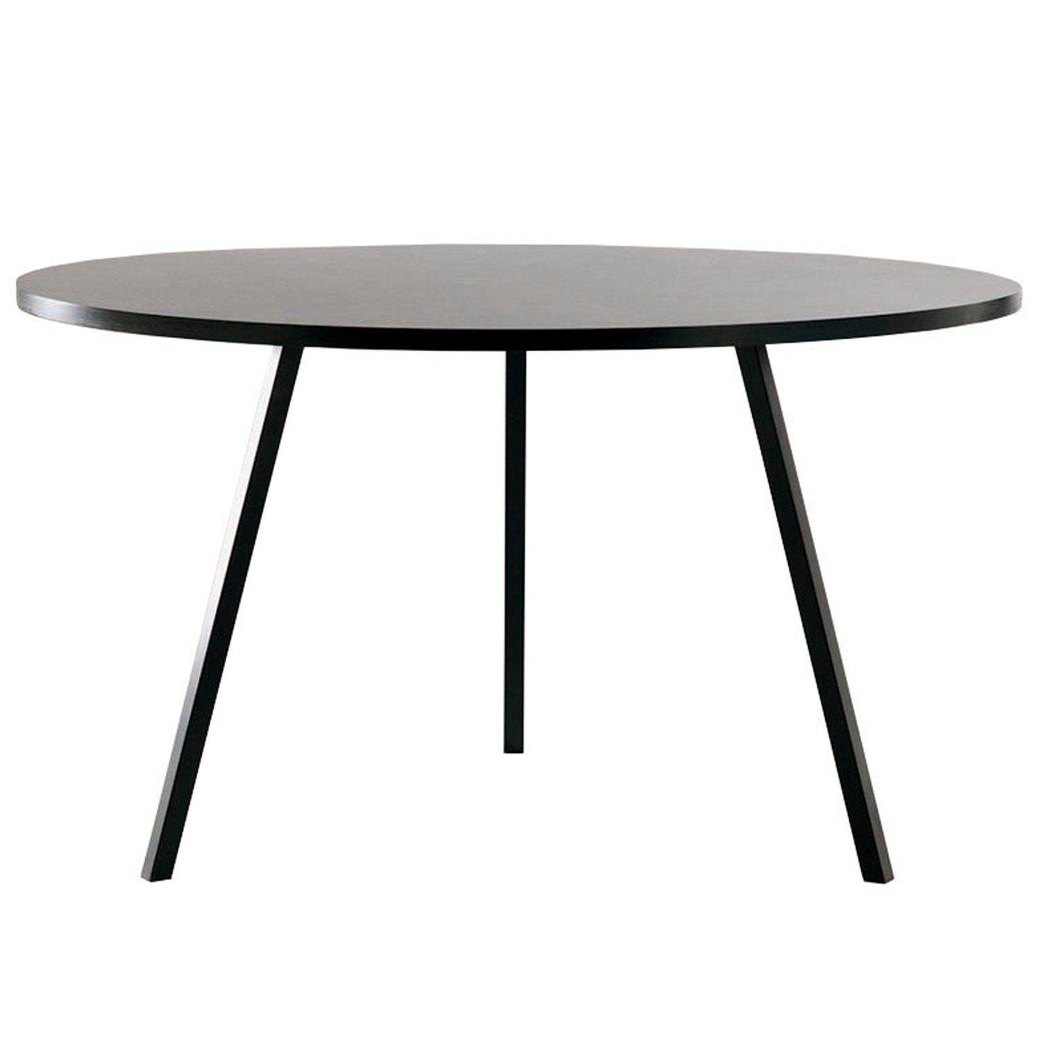 HAY Loop Stand round table 120 cm, black | Finnish Design Shop