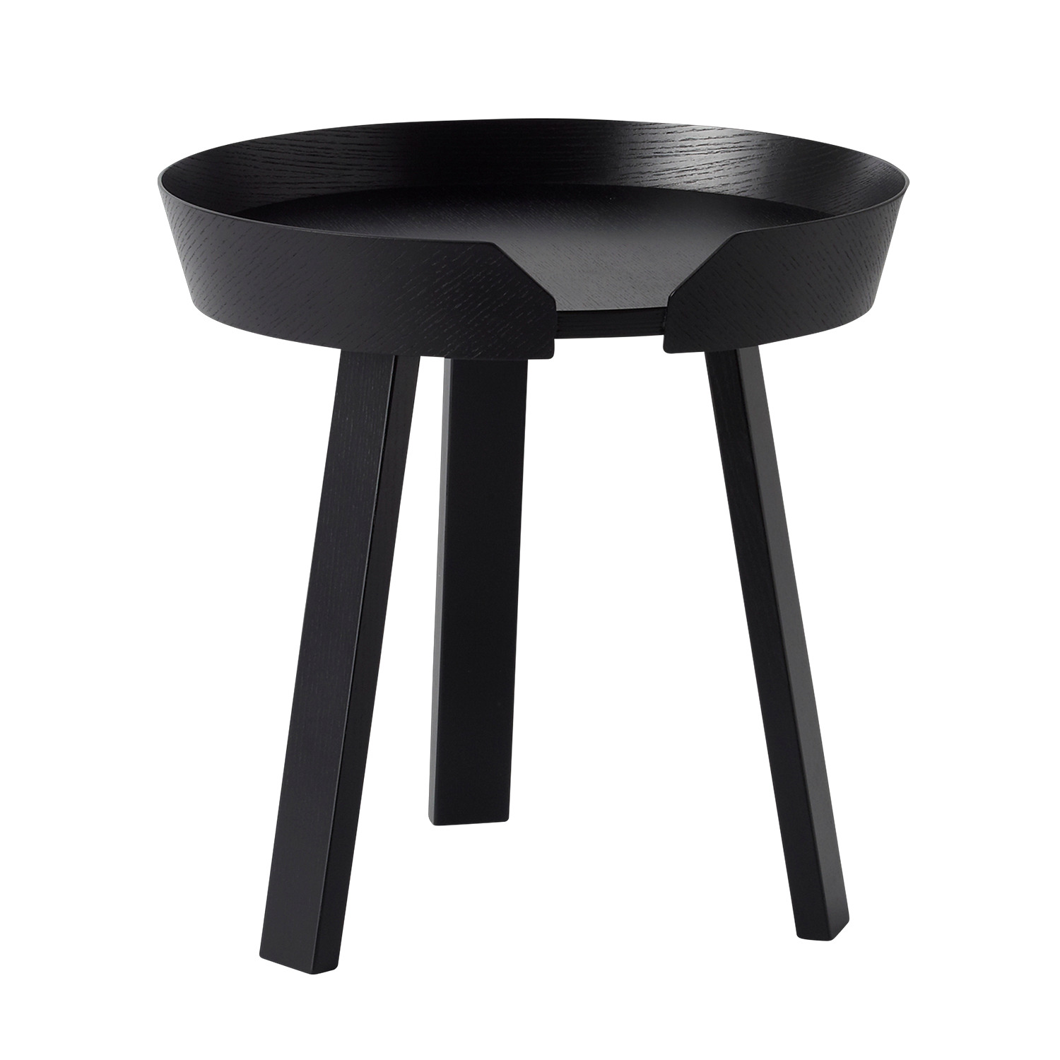Muuto Around coffee table, small, black | Finnish Design Shop