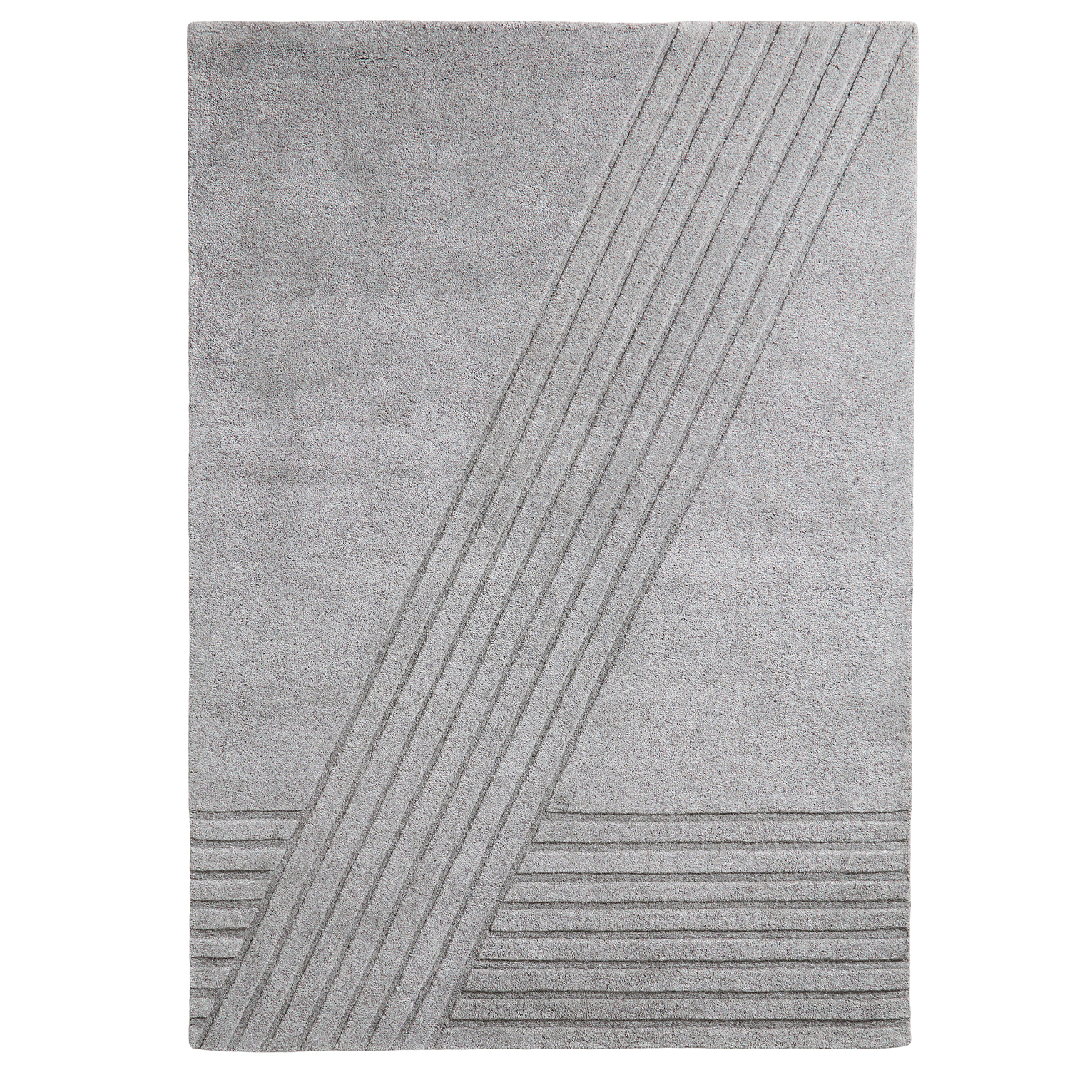 Woud Kyoto rug, 170 x 240 cm, grey | Finnish Design Shop UK