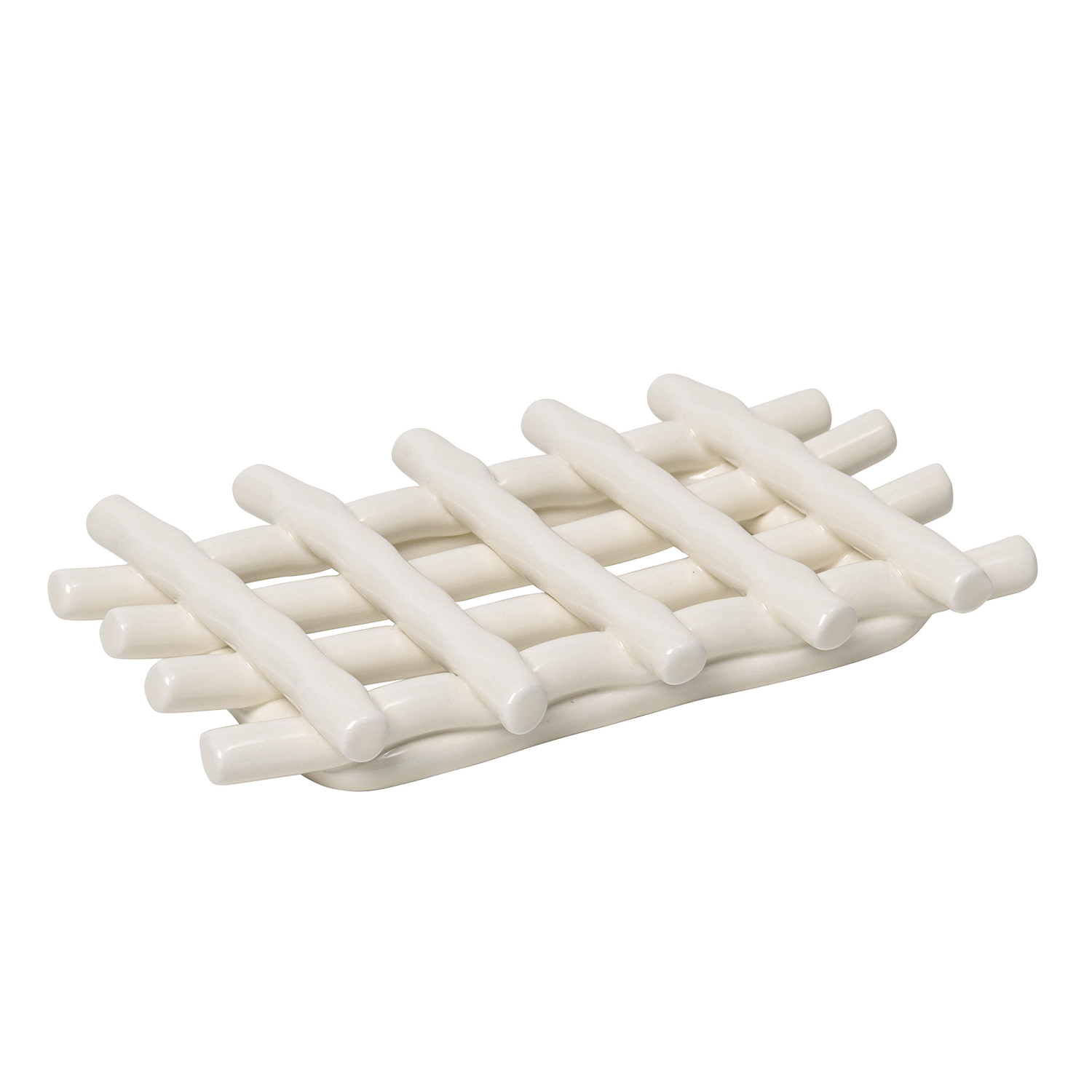 Ferm Living Ceramic soap tray, off-white | Finnish Design Shop UK