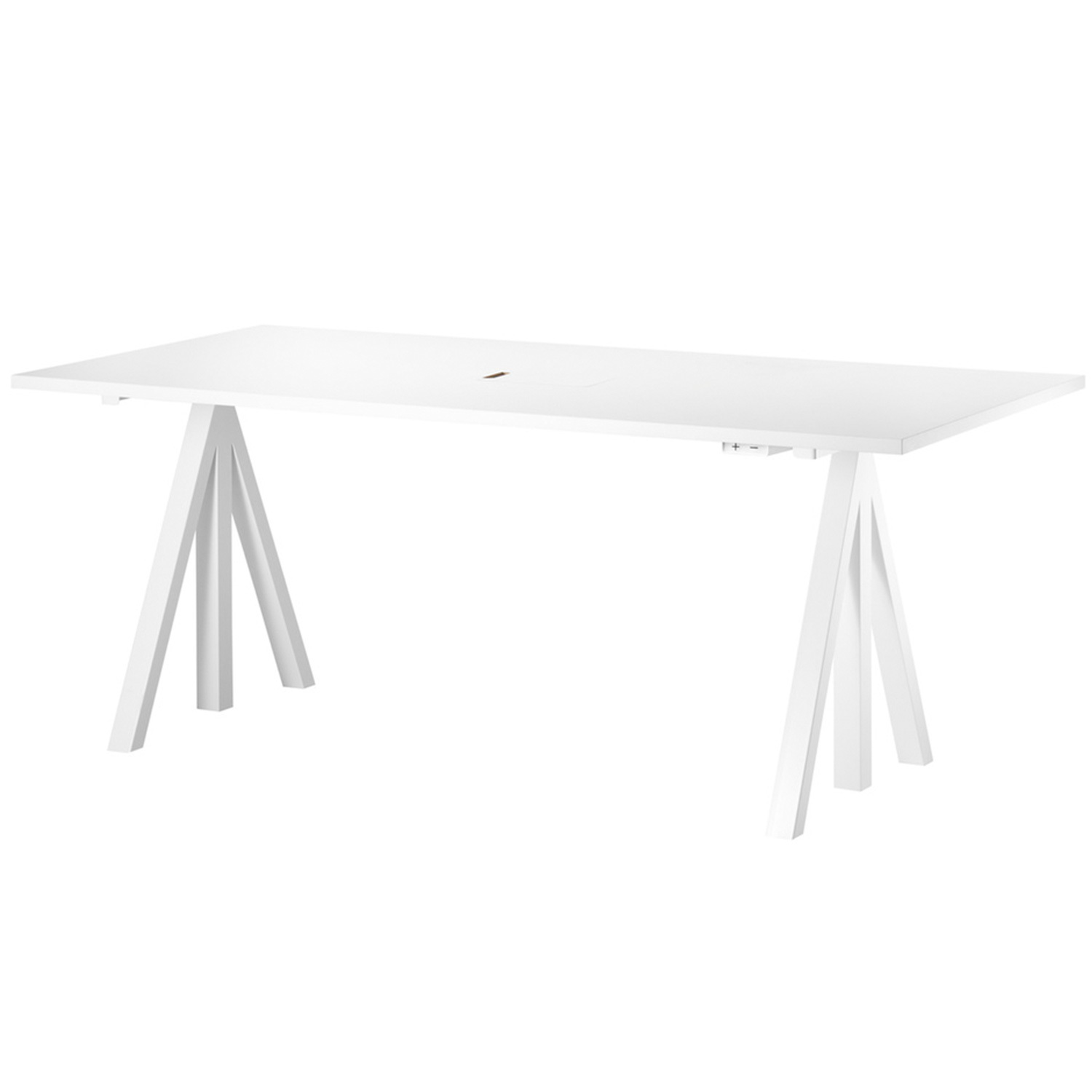 String Furniture String Works height adjustable work desk, 180 cm ...