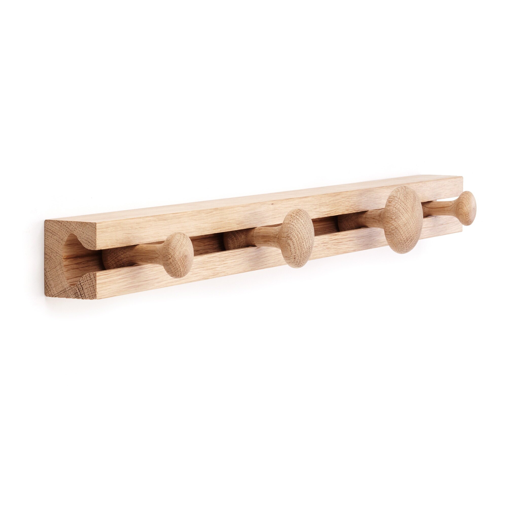 applicata Track coat rack, 60 cm, oak | Finnish Design Shop UK