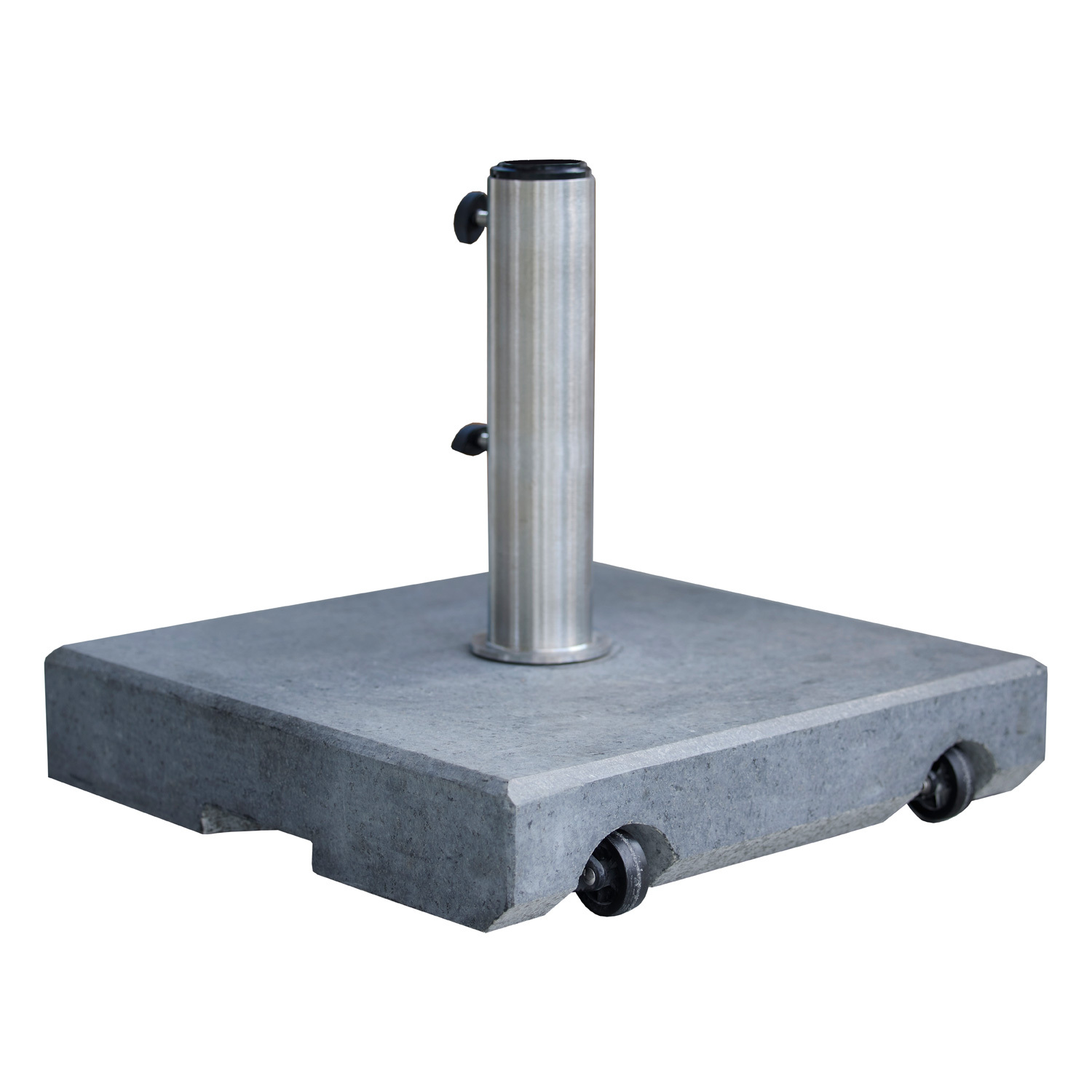 Cane-line Parasol base with wheels, matte grey granite, 50 kg | Finnish ...