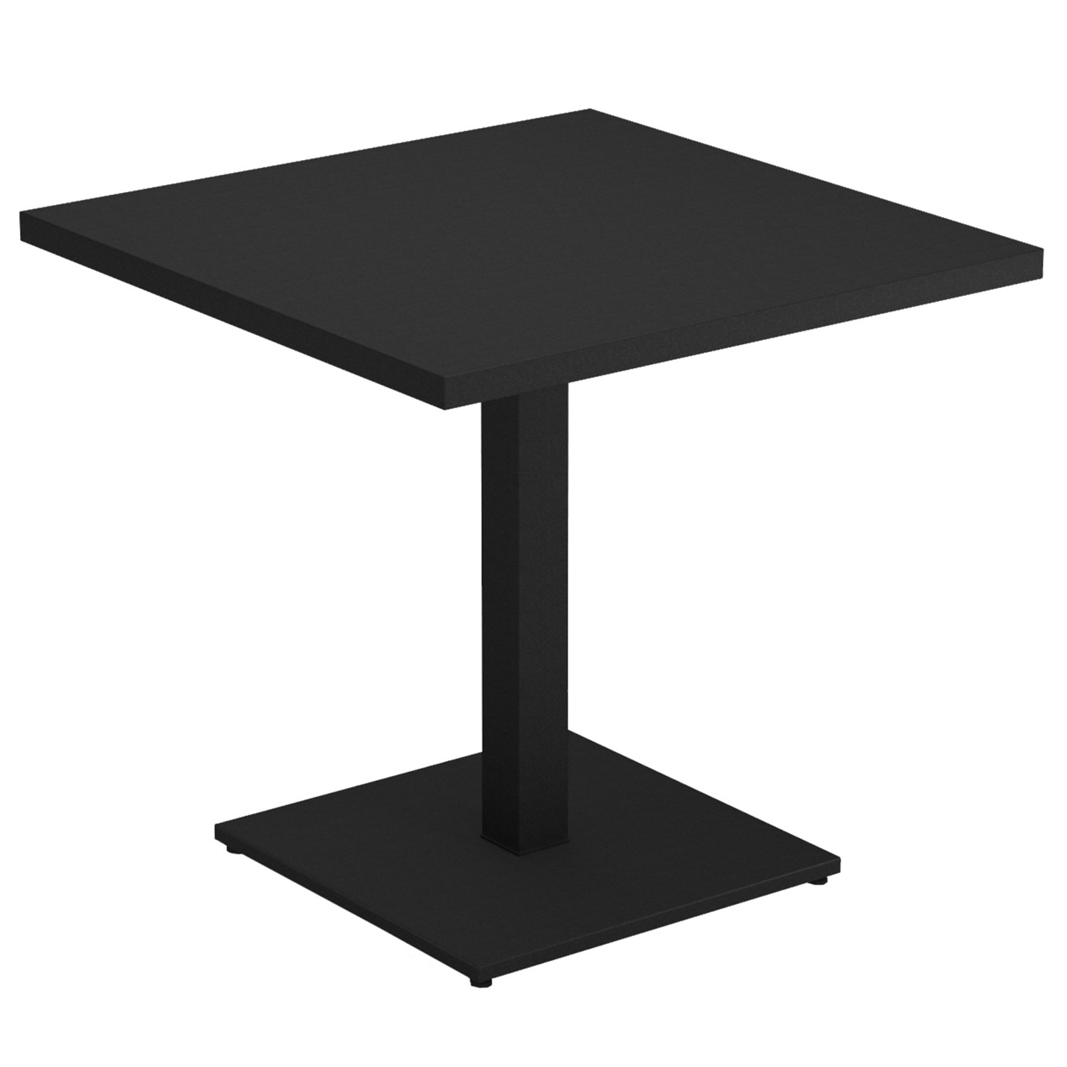 Emu Round table 80 x 80 cm, black | Finnish Design Shop UK