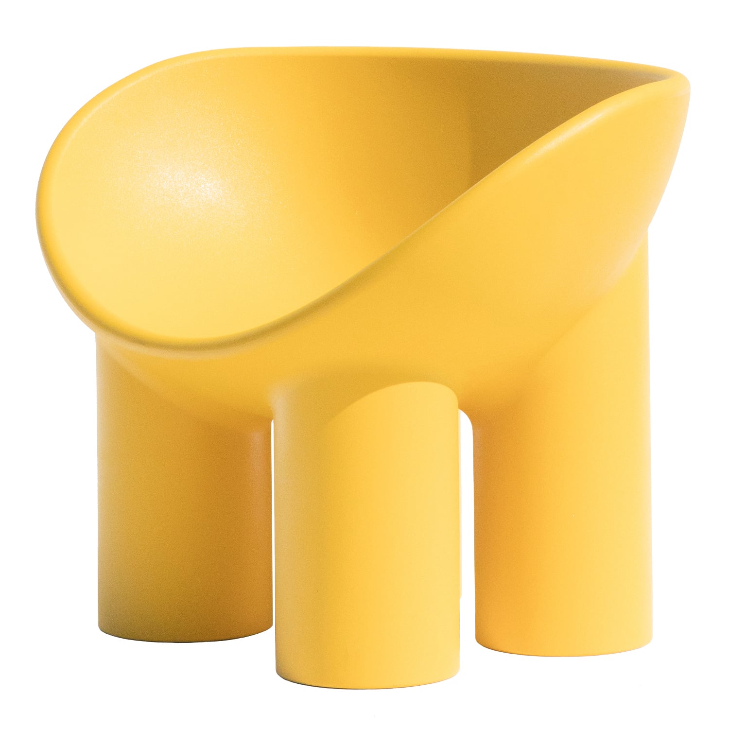 Driade Roly Poly armchair, ochre yellow | Finnish Design Shop