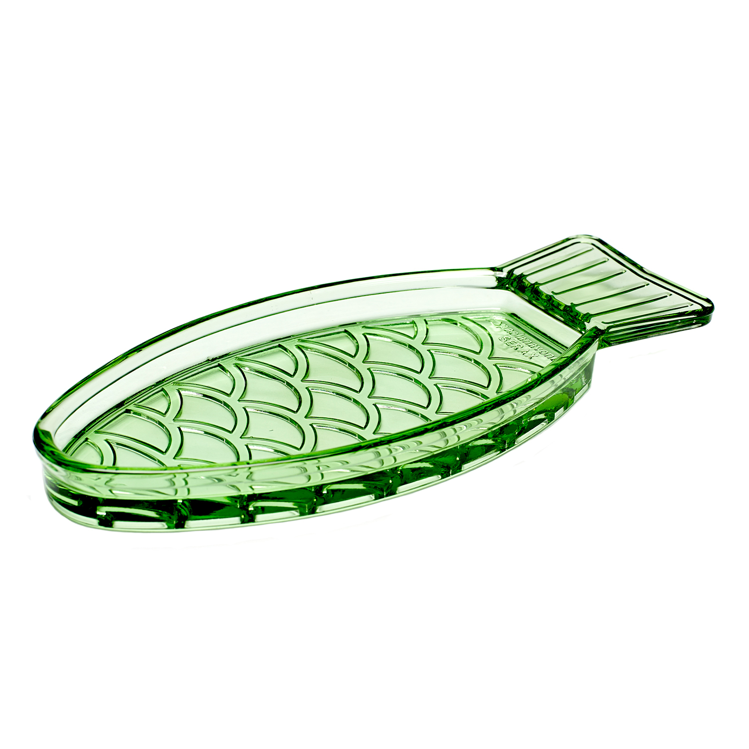 Serax Fish & Fish serving dish, 23 x 10 cm, green | Finnish Design Shop