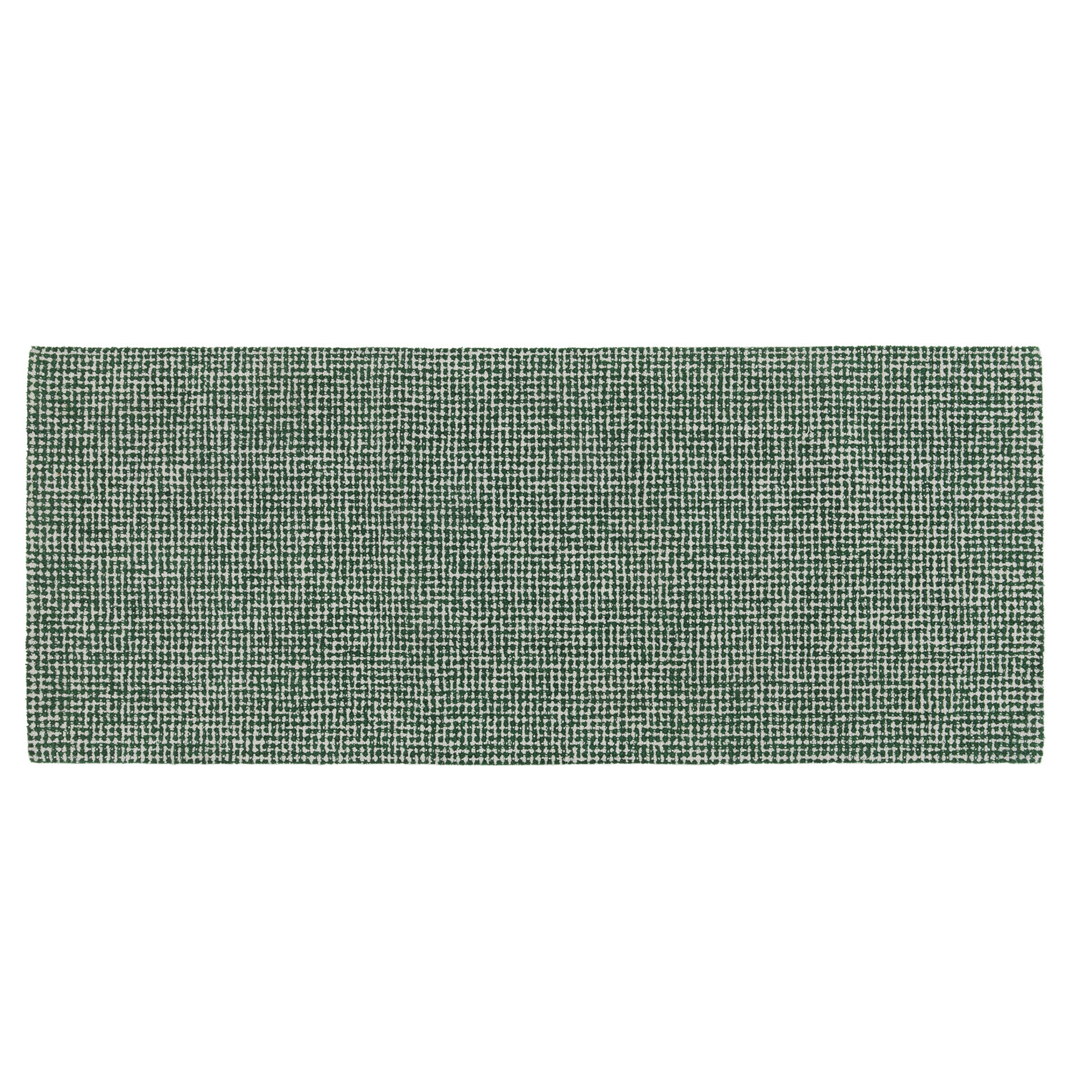 Normann Copenhagen Flick rug, 80 x 200 cm, off white - dark green ...