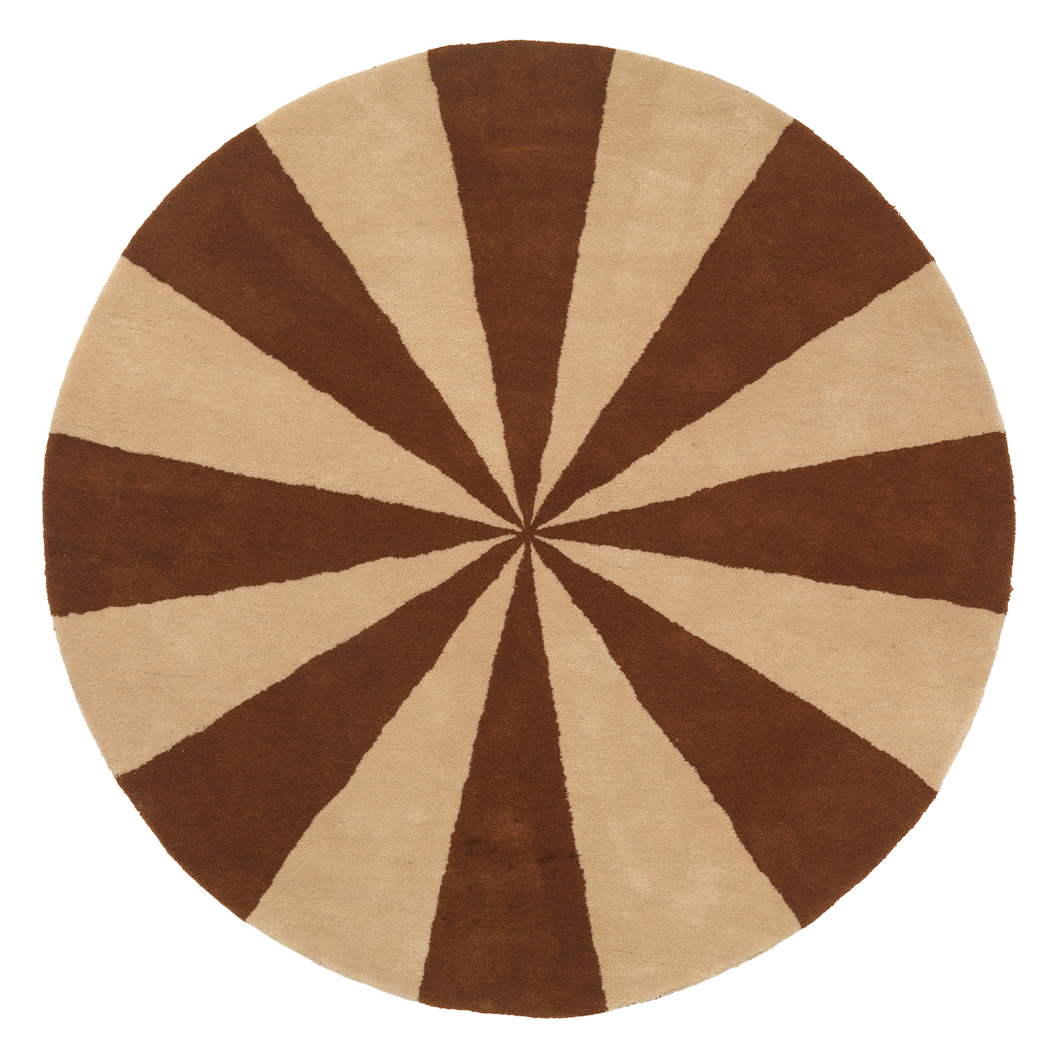 Ferm Living Arch tufted rug, large, dark brick - offwhite | Finnish ...