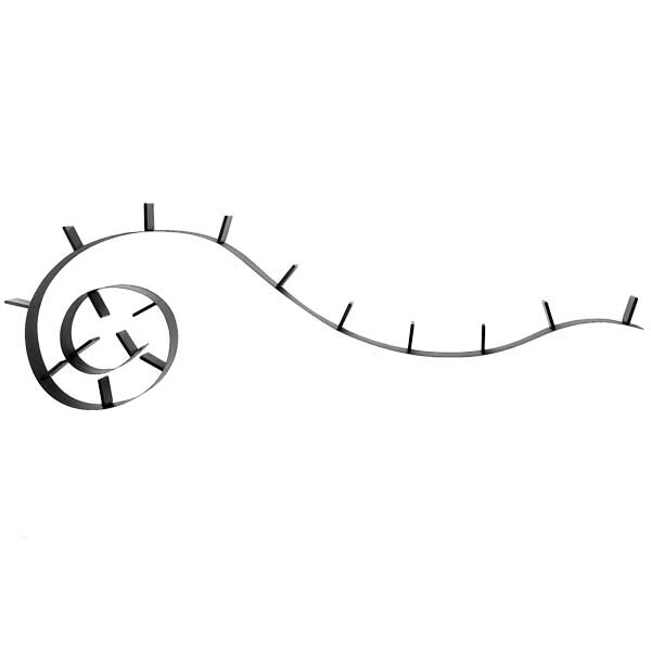 Kartell Bookworm shelf, black | Finnish Design Shop