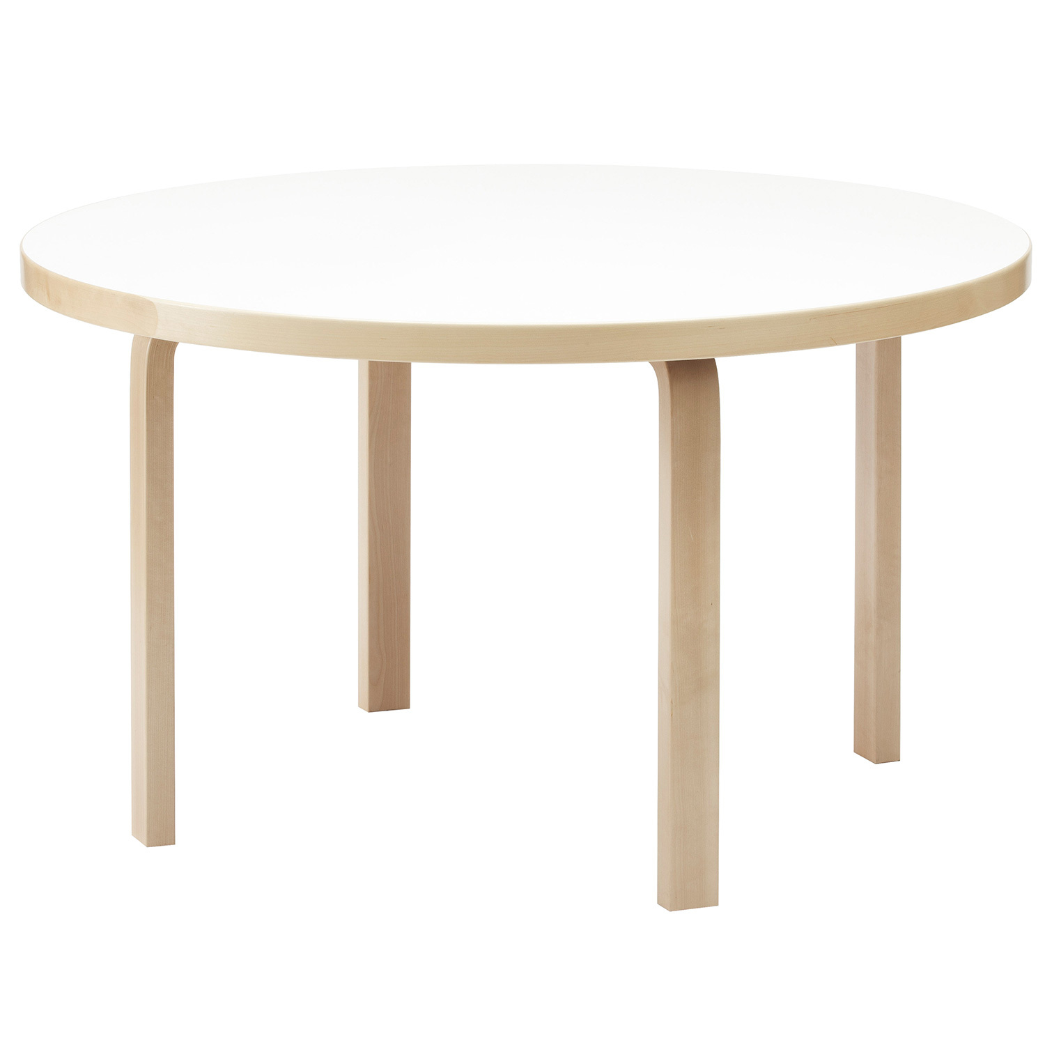 Artek Aalto table 91, birch - white laminate | Finnish Design Shop
