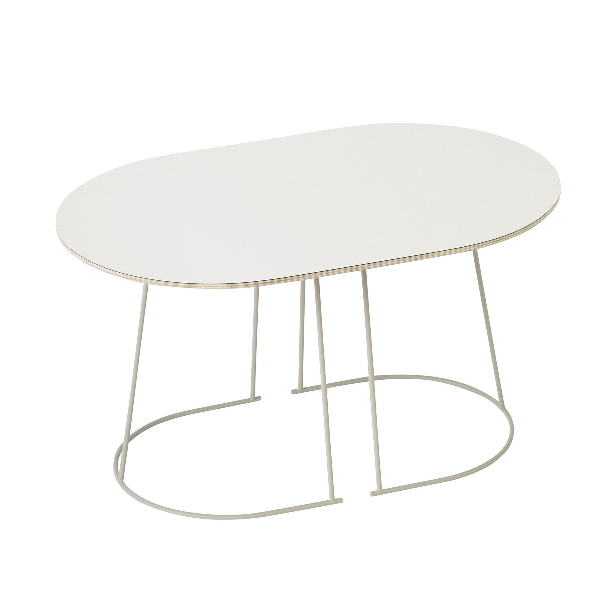 Muuto Airy coffee table, small, off-white | Finnish Design Shop UK