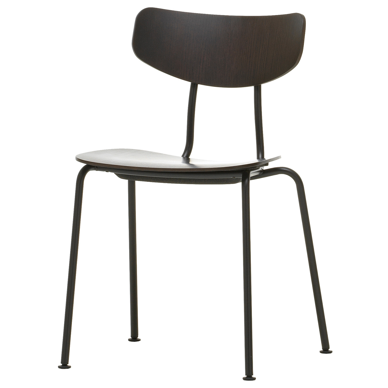 Vitra Moca chair, dark stained oak - basic dark | Finnish Design Shop