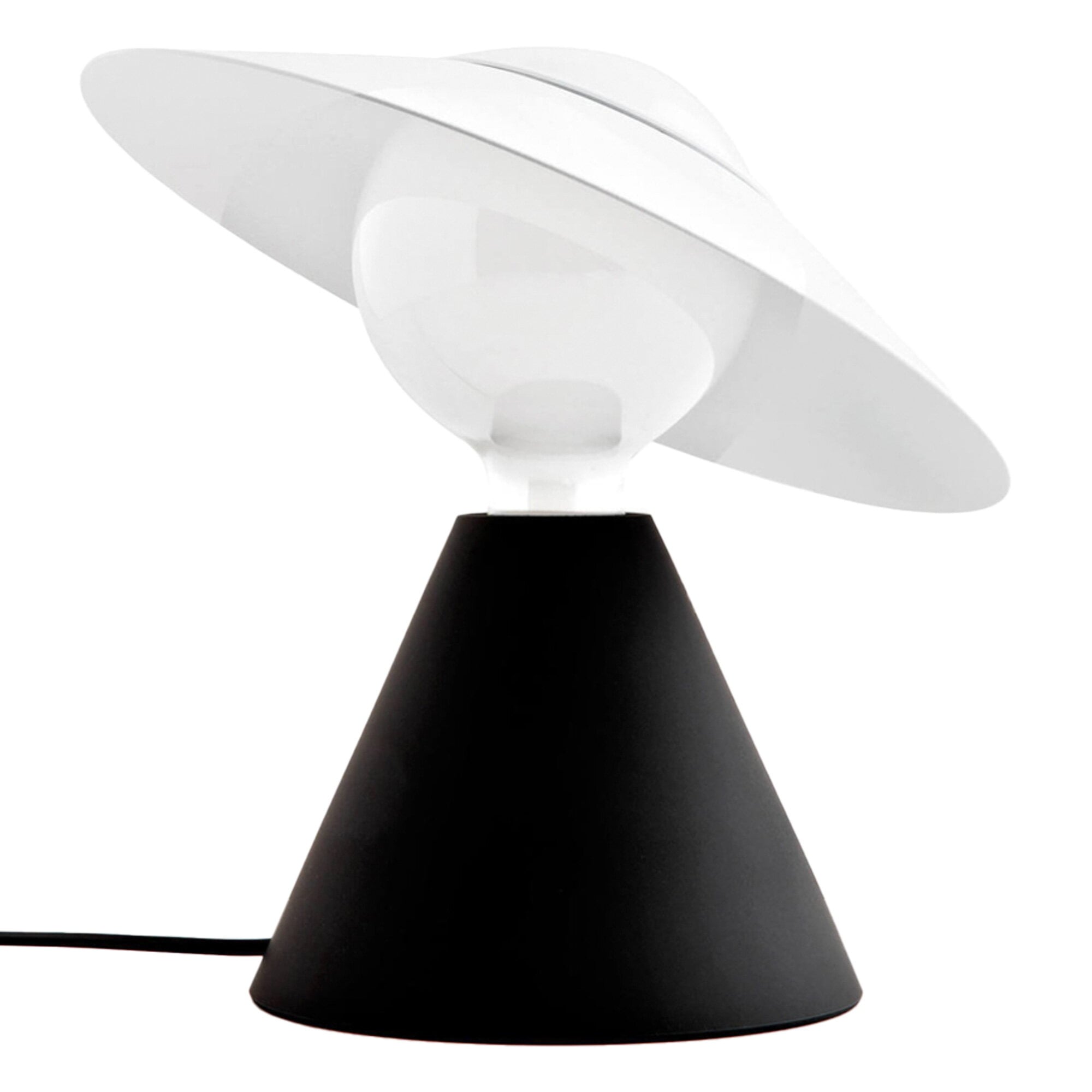 Stilnovo Fante table lamp, black - white | Finnish Design Shop