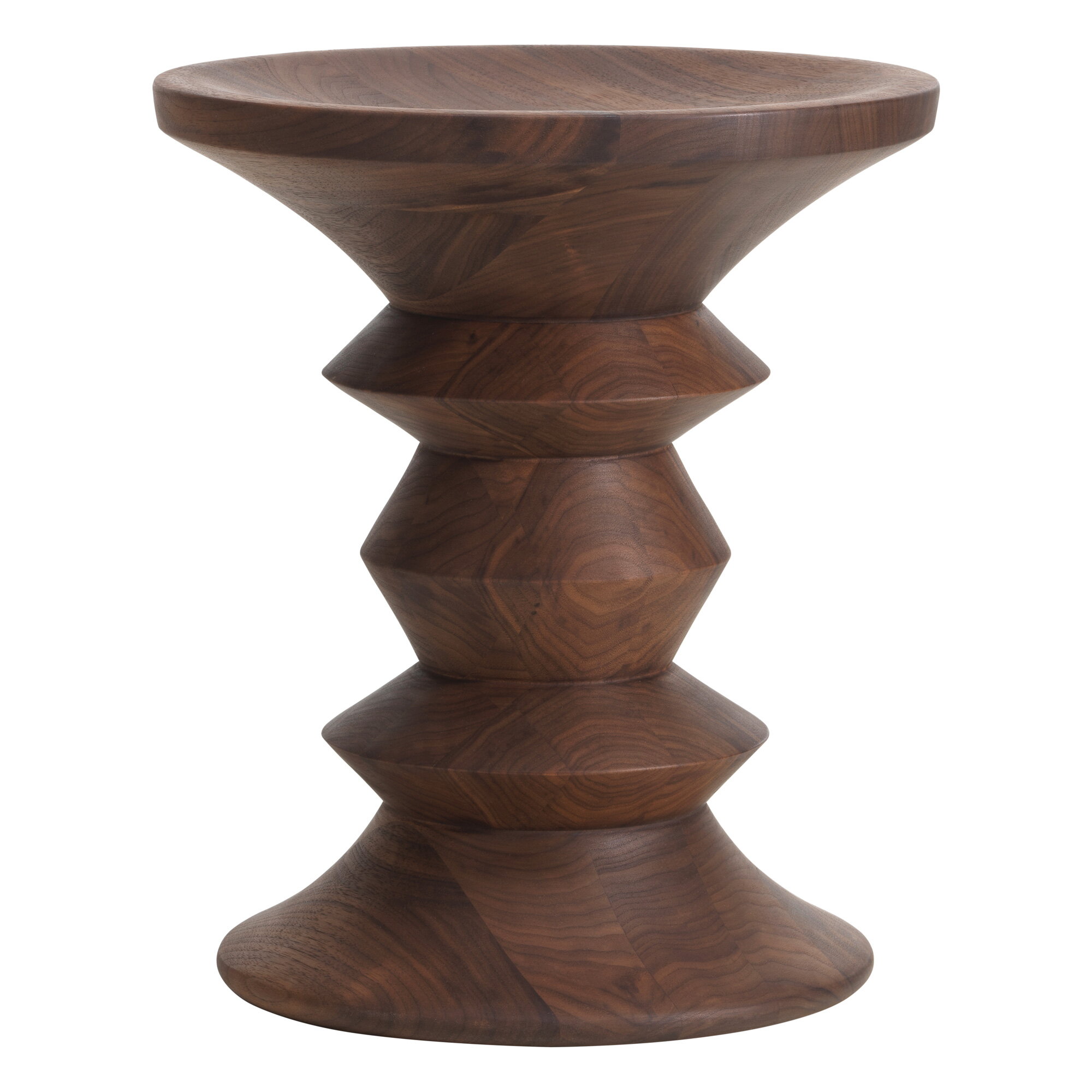 Vitra Stool, model A, dark walnut | Finnish Design Shop