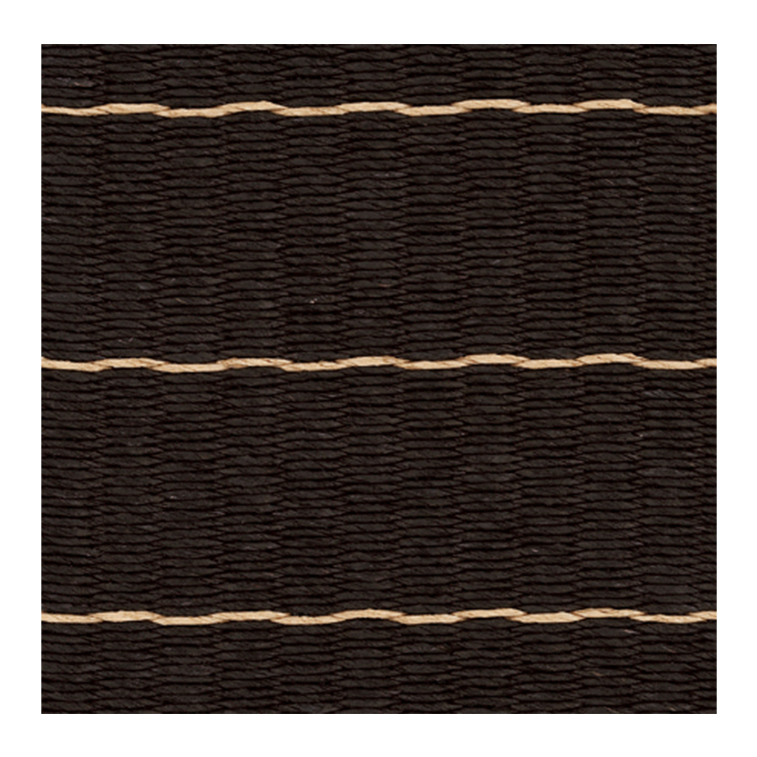 Woodnotes Line rug, black - natural | Finnish Design Shop