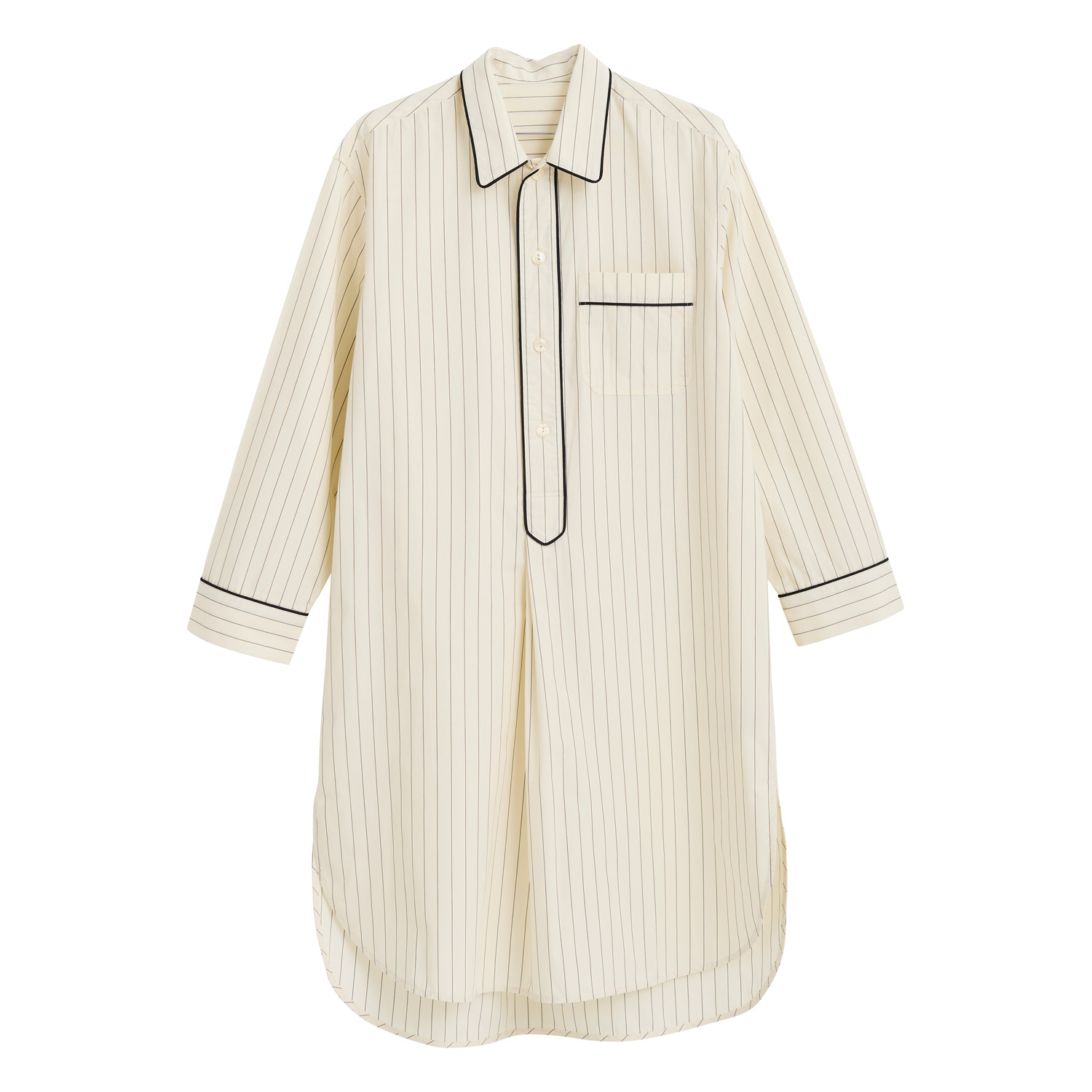 HAY Fineline long nightshirt, ivory | Finnish Design Shop