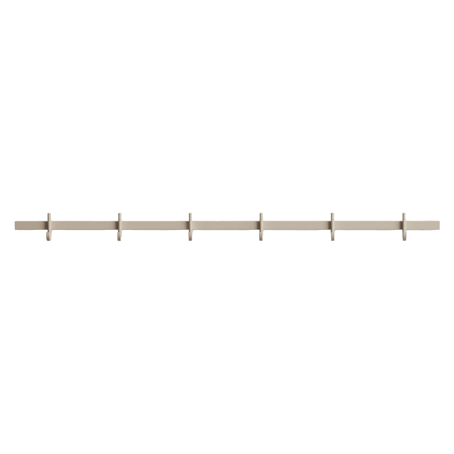 String Furniture Relief hook rail, medium, 82 cm, beige | Finnish ...