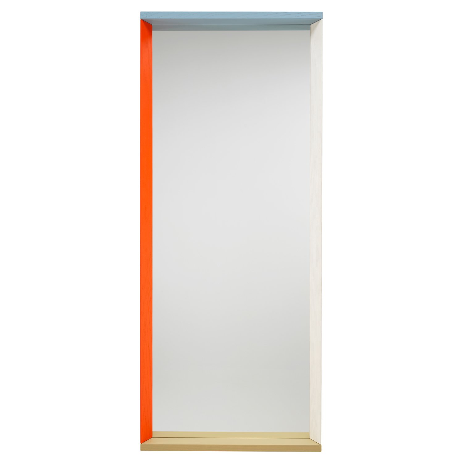 Vitra Colour Frame mirror, large, blue - orange | Finnish Design Shop