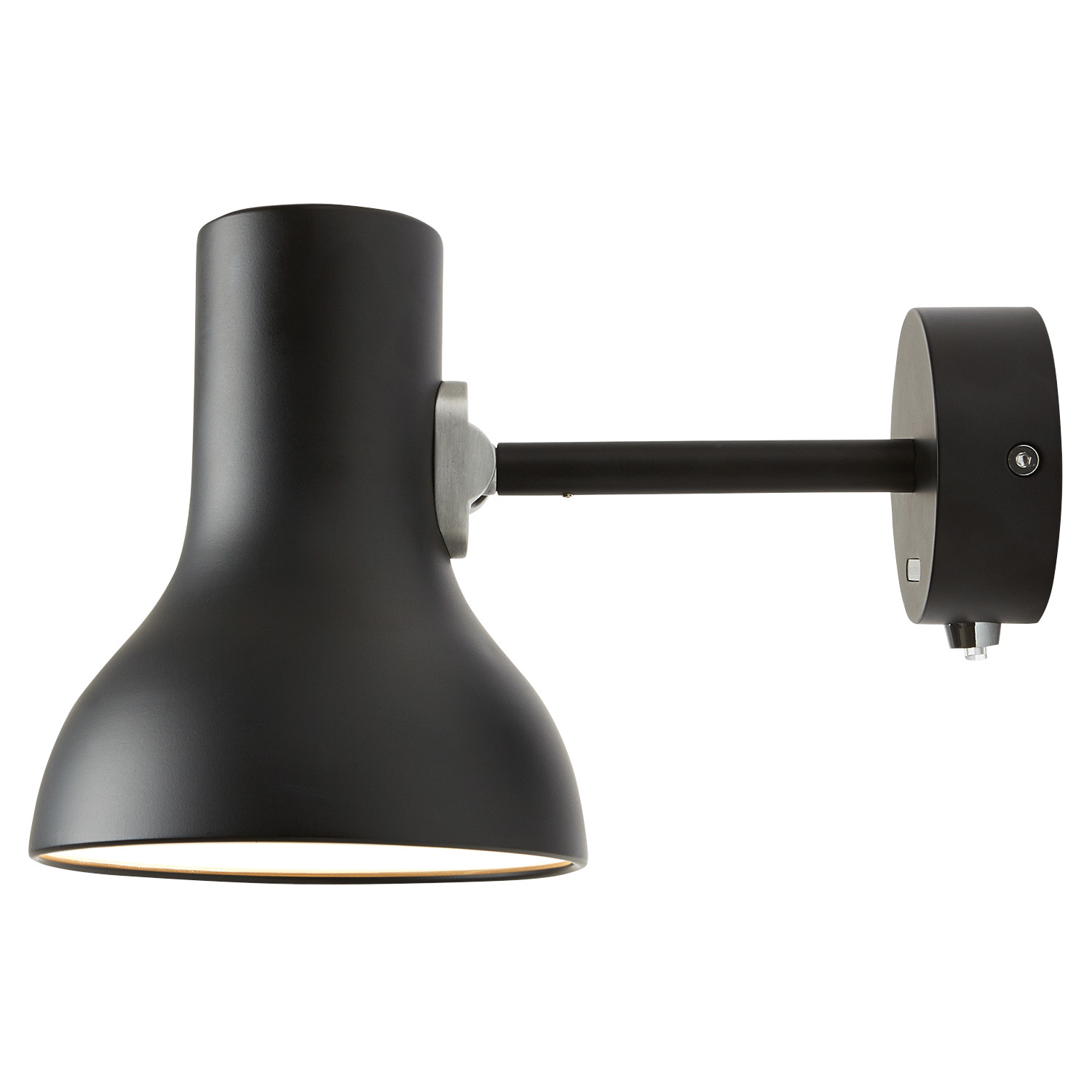 Anglepoise Type 75 Mini wall light, jet black | Finnish Design Shop