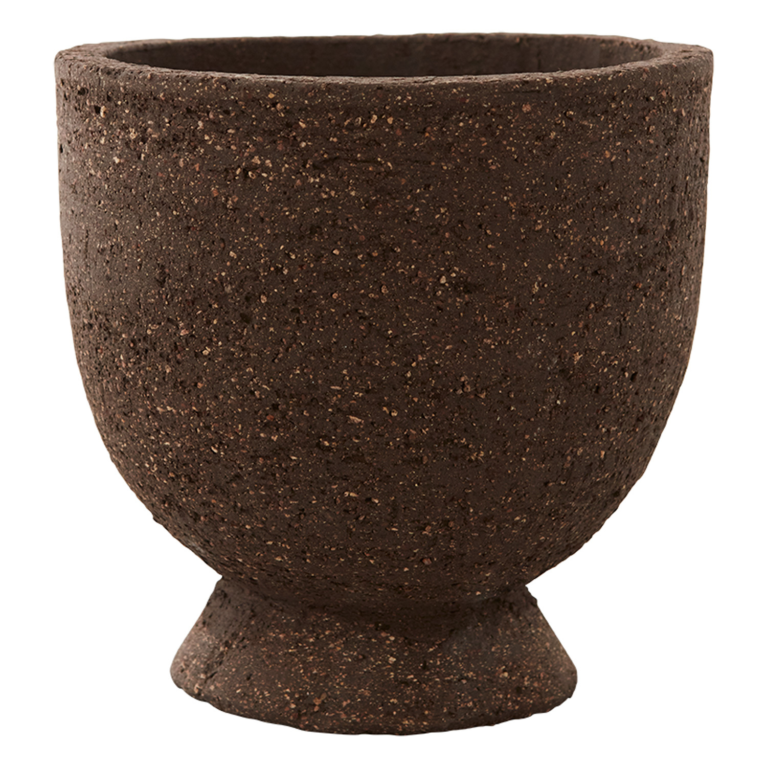 AYTM Terra flower pot, 15 x 15 cm, java brown | Finnish Design Shop